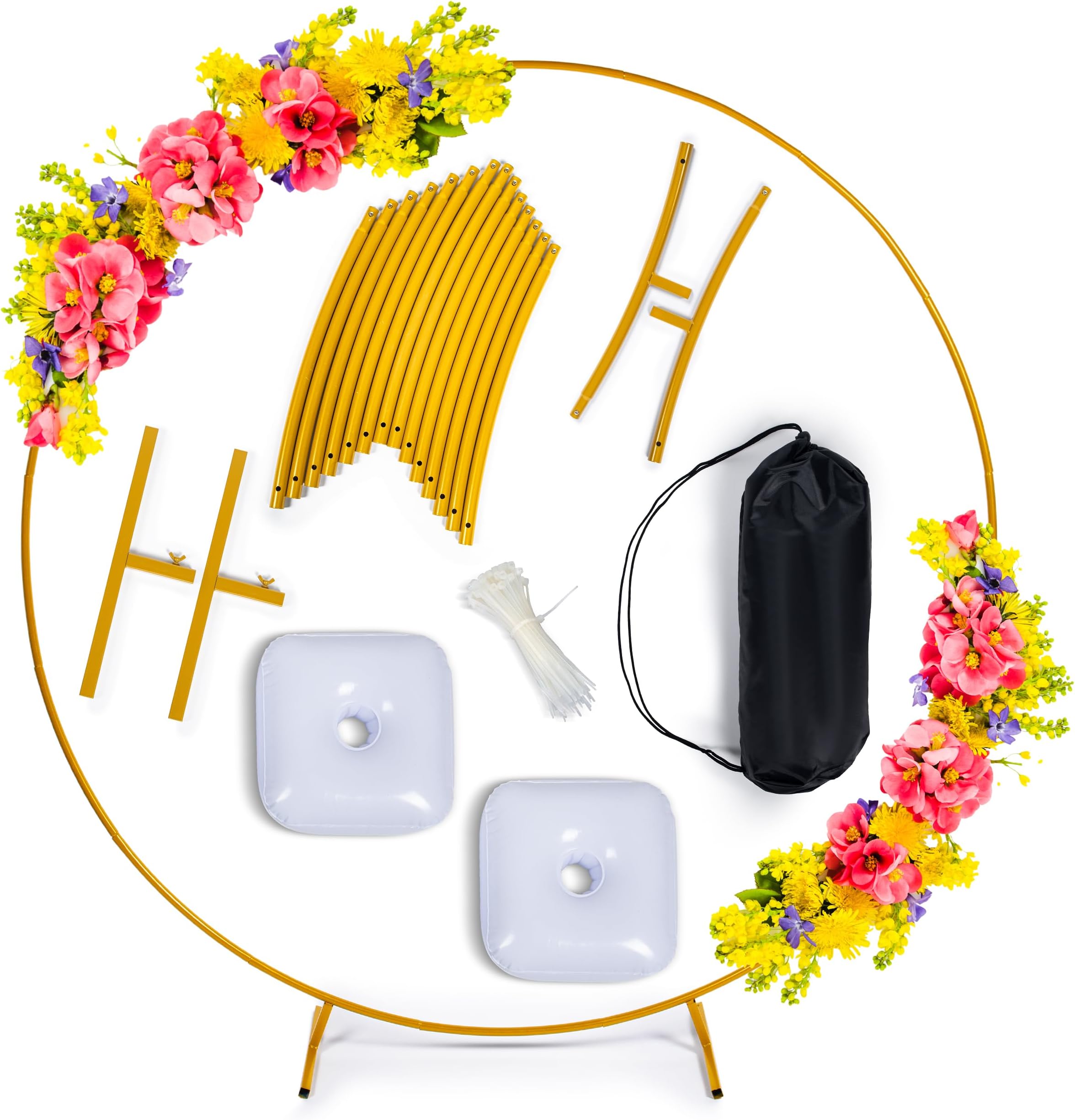 Amazon.com : EventElegance 6.6ft Round Backdrop Stand - Backdrop Stand ...