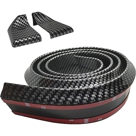 Amazon.com: Universal Car Rear Spoiler Exterior 4.9ft/1.5m Length Black ...