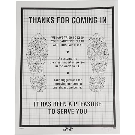 Amazon.com: AutoMat EcoShield Recycled Brown Kraft Paper Disposable ...