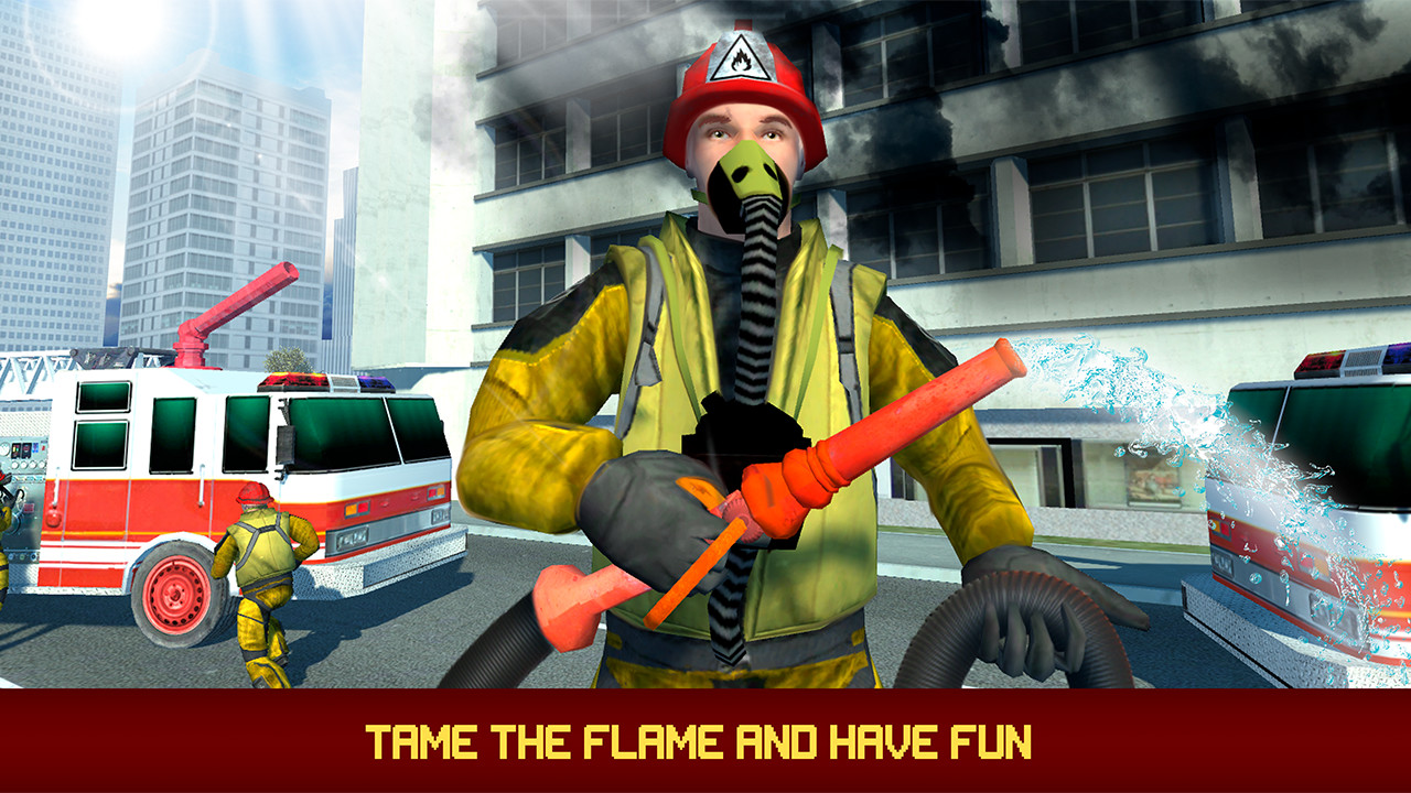 Flaming Urban City Firefighter Simulator – Alarm of Rescue Heroes - App ...