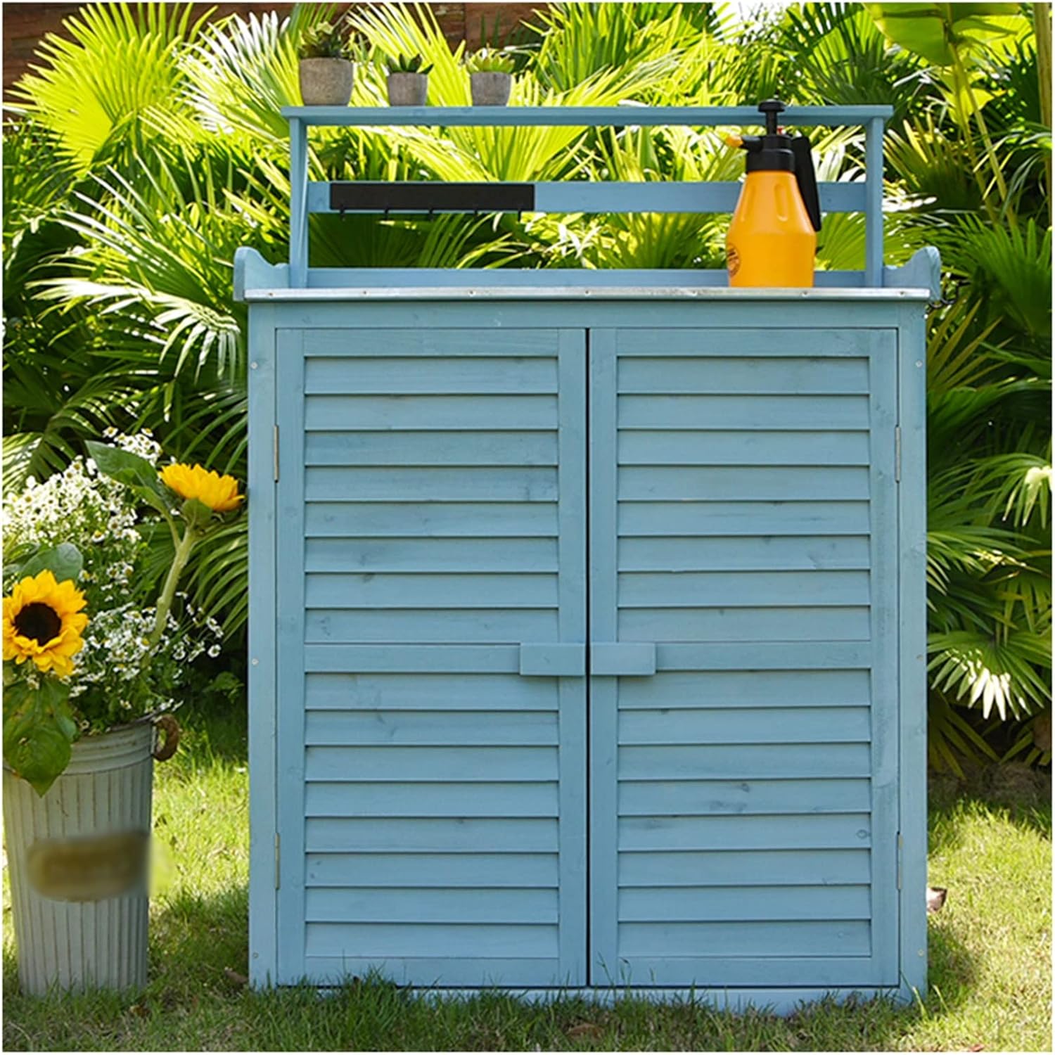 Amazon.com : Garden,Outdoor Storage Cabinet,Vertical Storage Shed,for ...