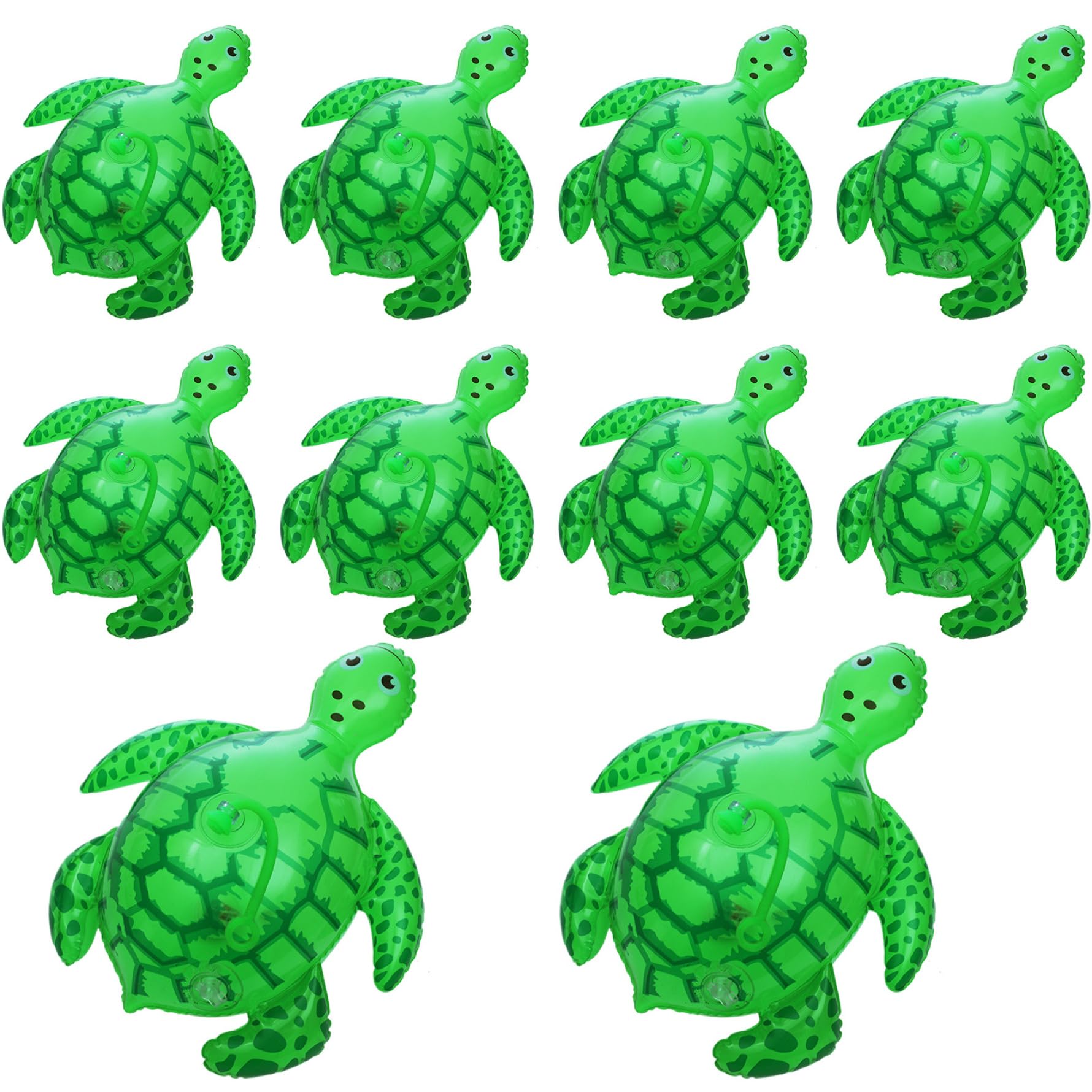 Amazon.com: XJKLBYQ Inflatable Turtle 10Pcs Light Up Realistic Turtle ...