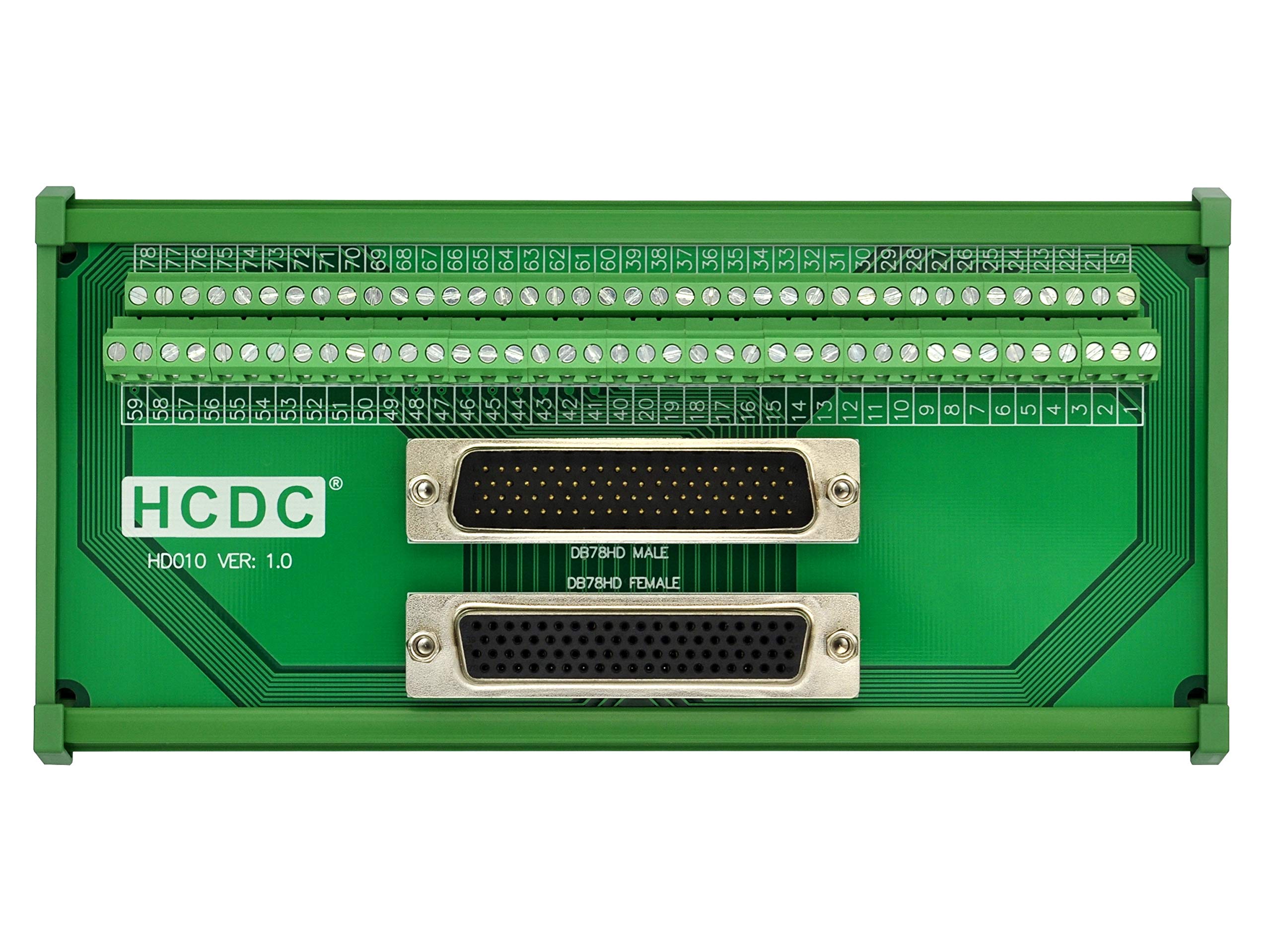 Snapklik.com : DIN Rail Mount D-SUB Male-Female Interface Module ...