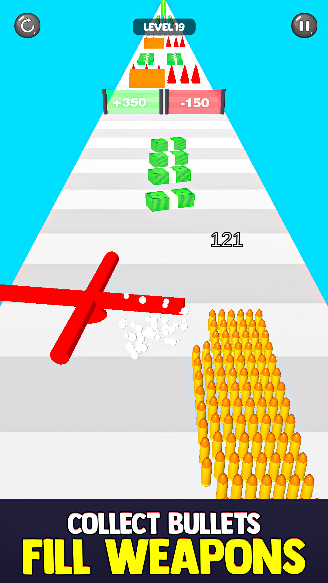 Action Bullets Rush Army Run 3D! Merge Bullet Weapon Master ...