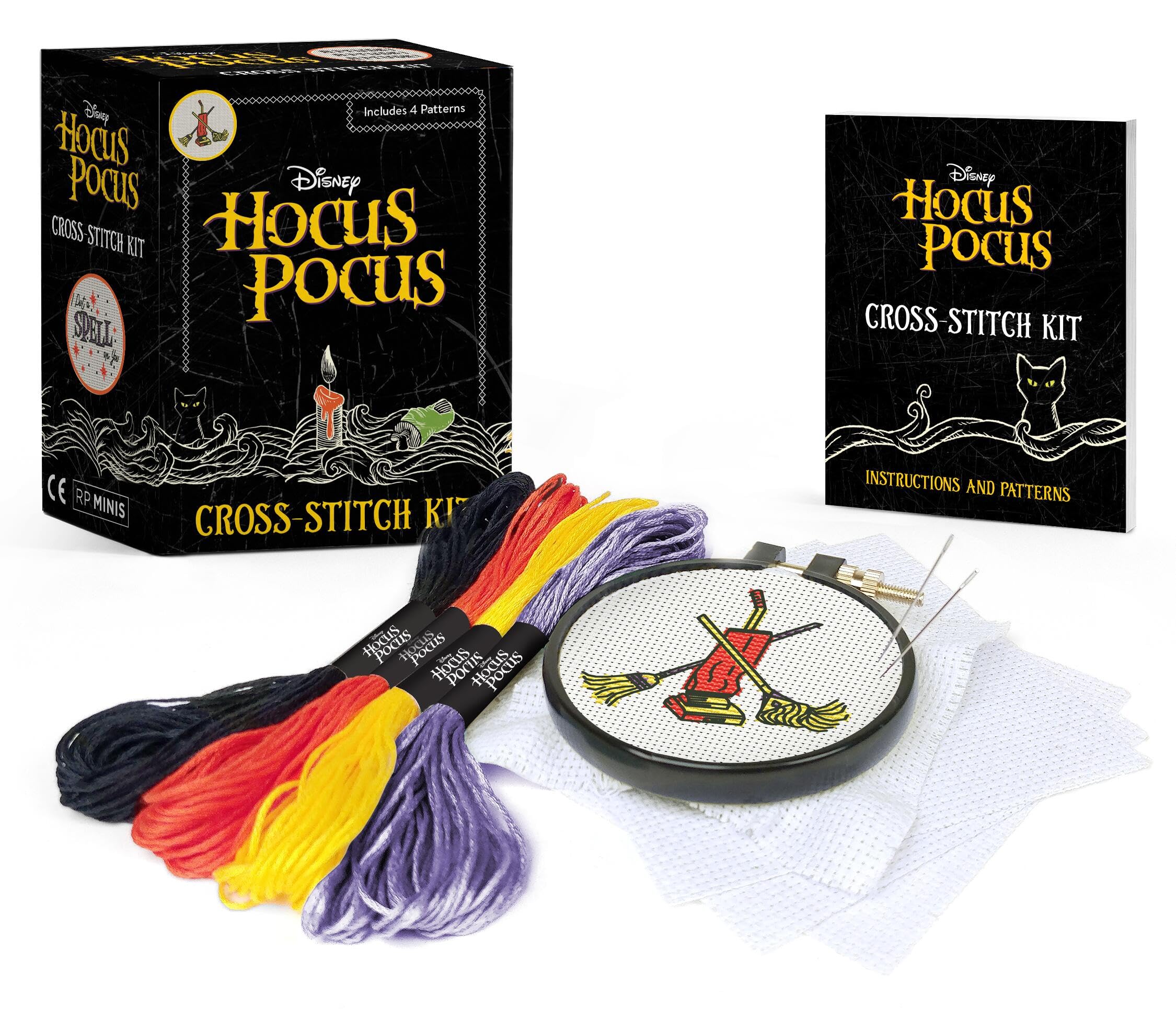 Hocus Pocus Cross-Stitch Kit (RP Minis): Running Press: 9780762480968 ...