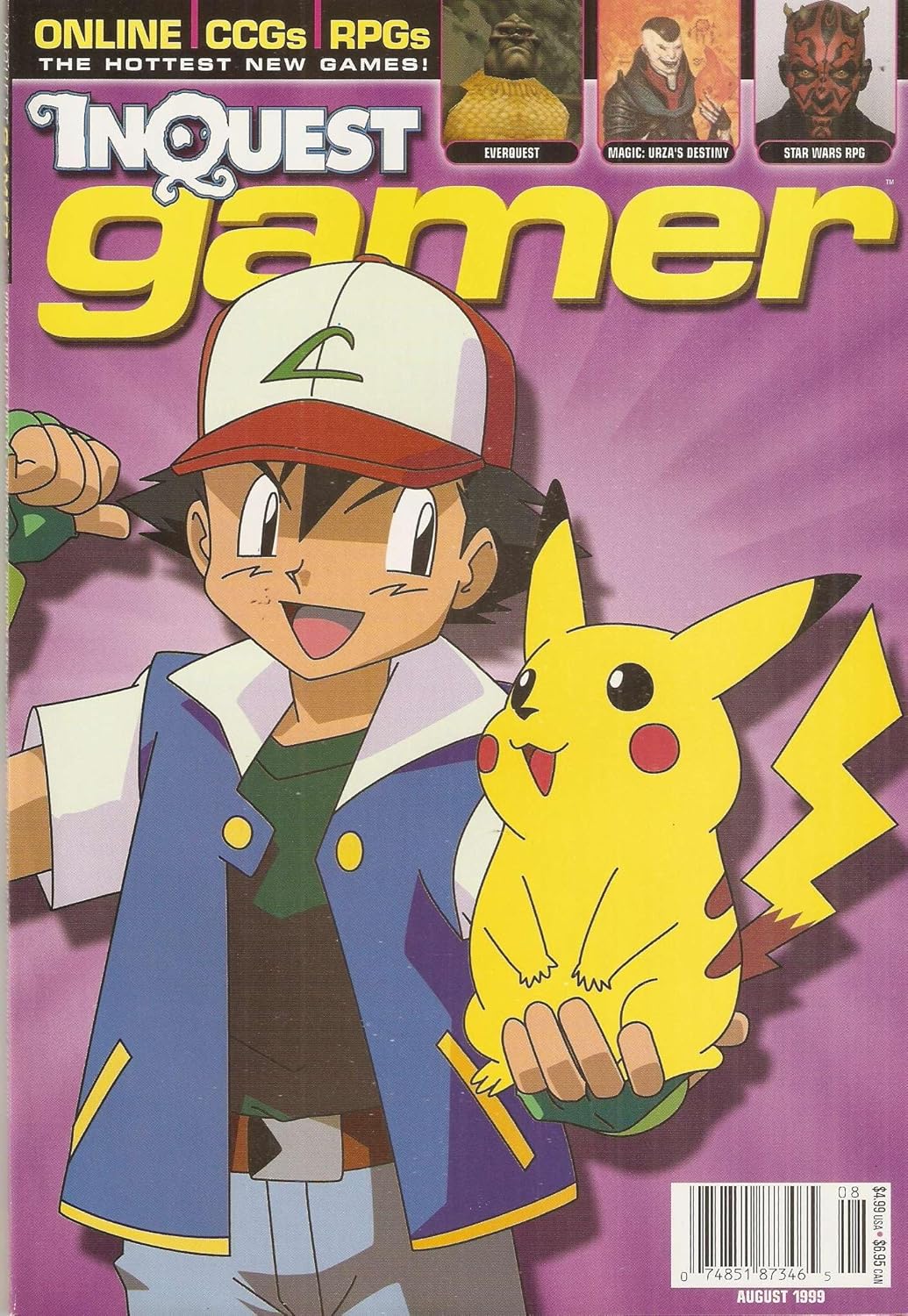 Amazon.com: Inquest Gamer Magazine #52 VG ; Wizard comic book | Pokemon ...