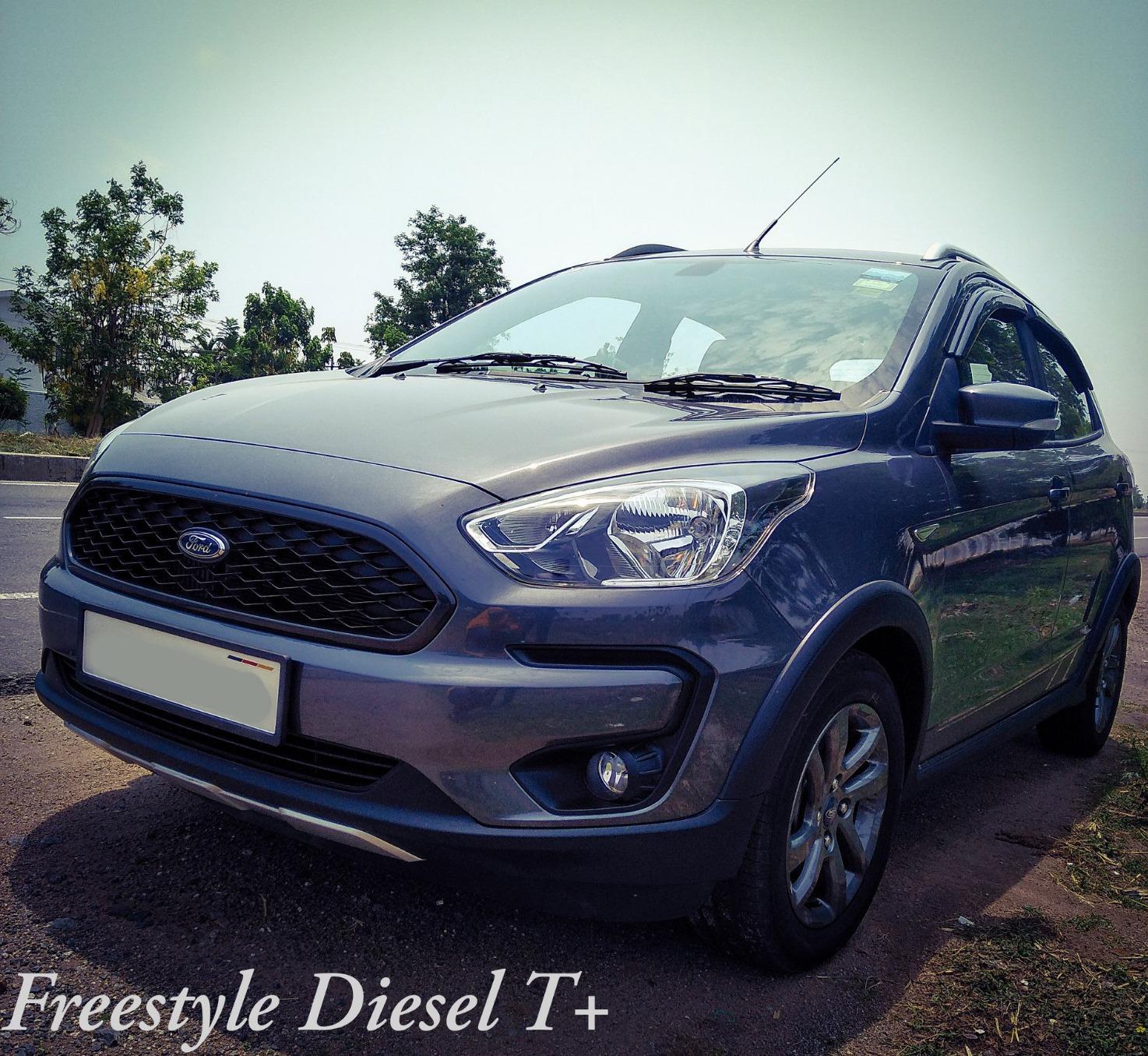 Ford Freestyle Titanium Petrol (White Gold, Booking Only) : Amazon.in ...