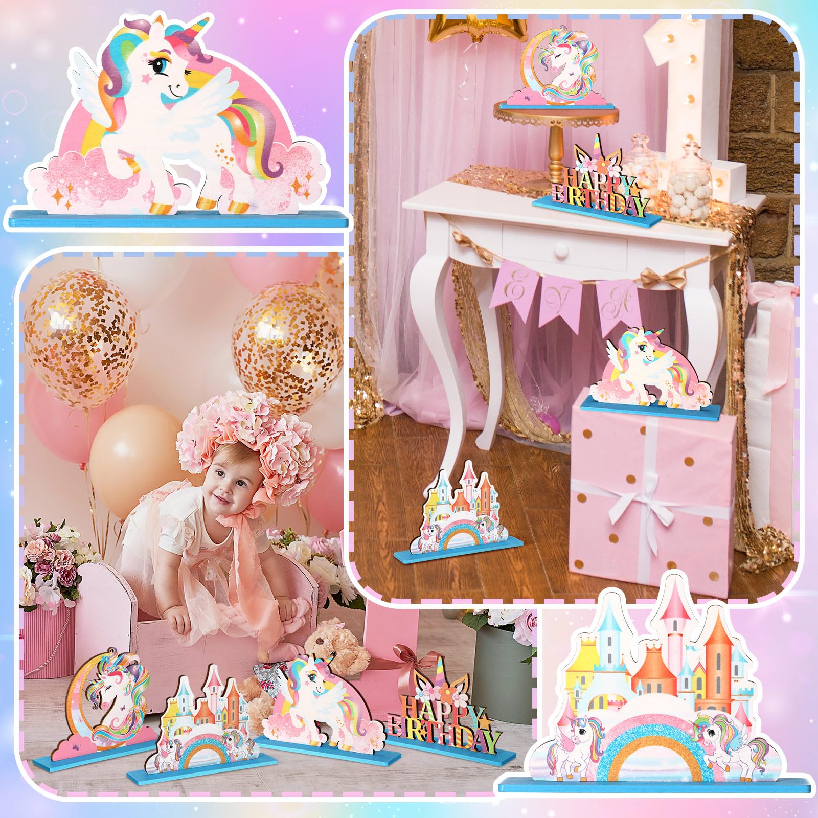 Unicorn Table Decorations