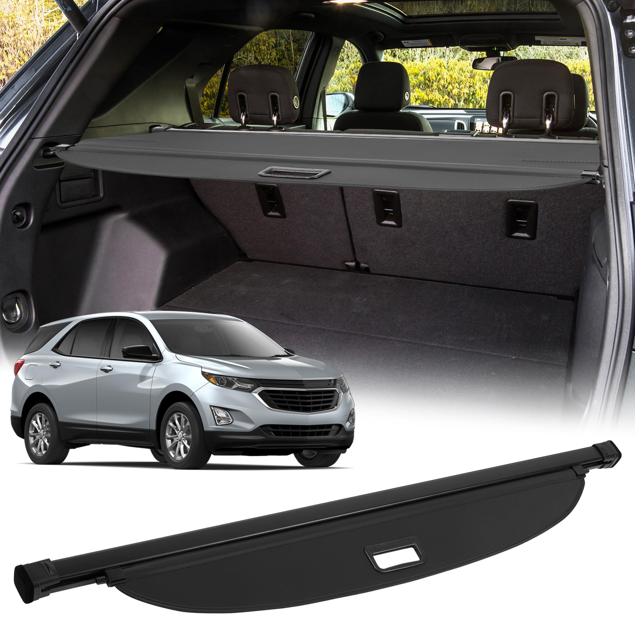 Snapklik.com : Retractable Cargo Cover For Chevy Chevrolet Equinox GMC ...