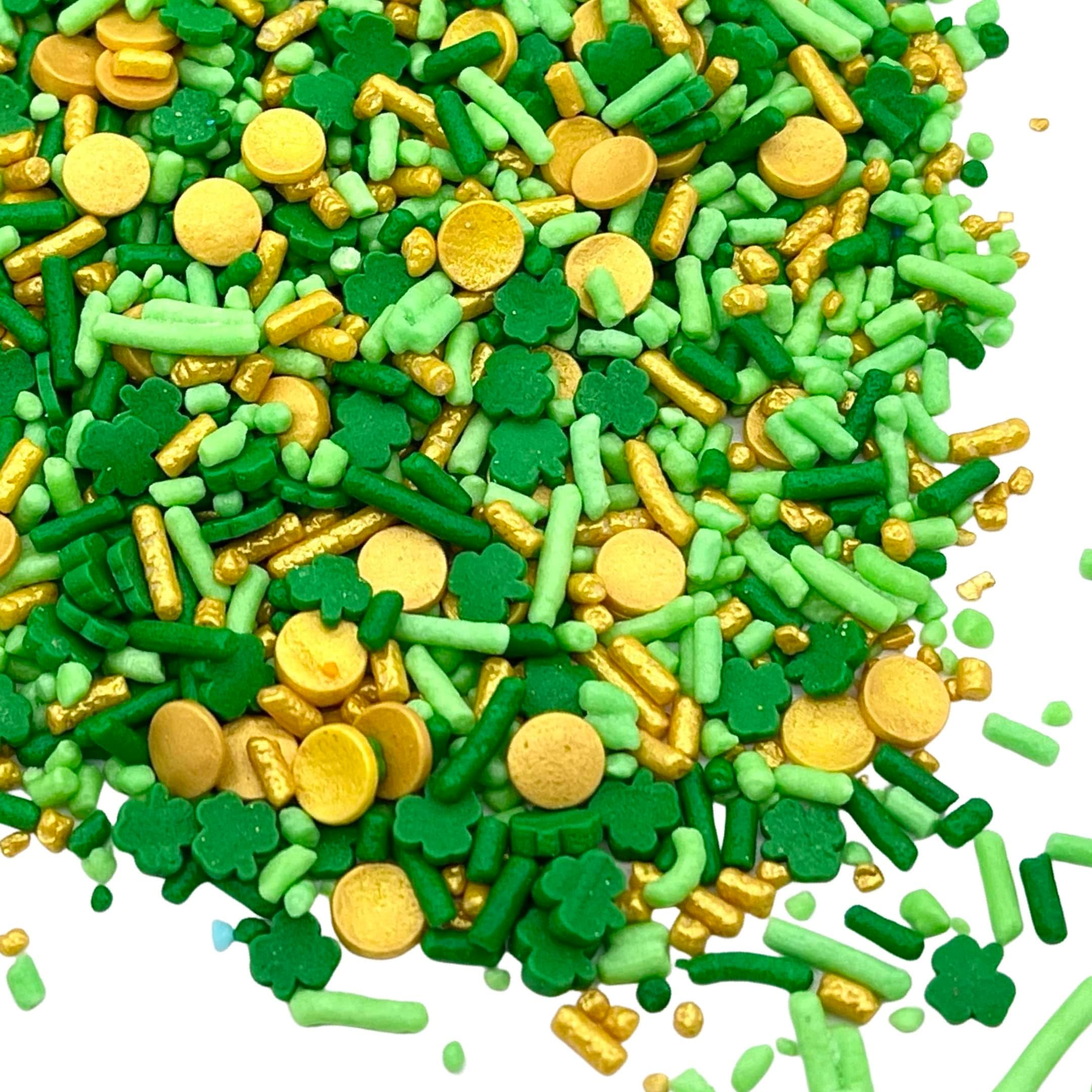 Amazon.com: Sweets Indeed Sprinkles, St. Patricks Day, Edible Sprinkle ...