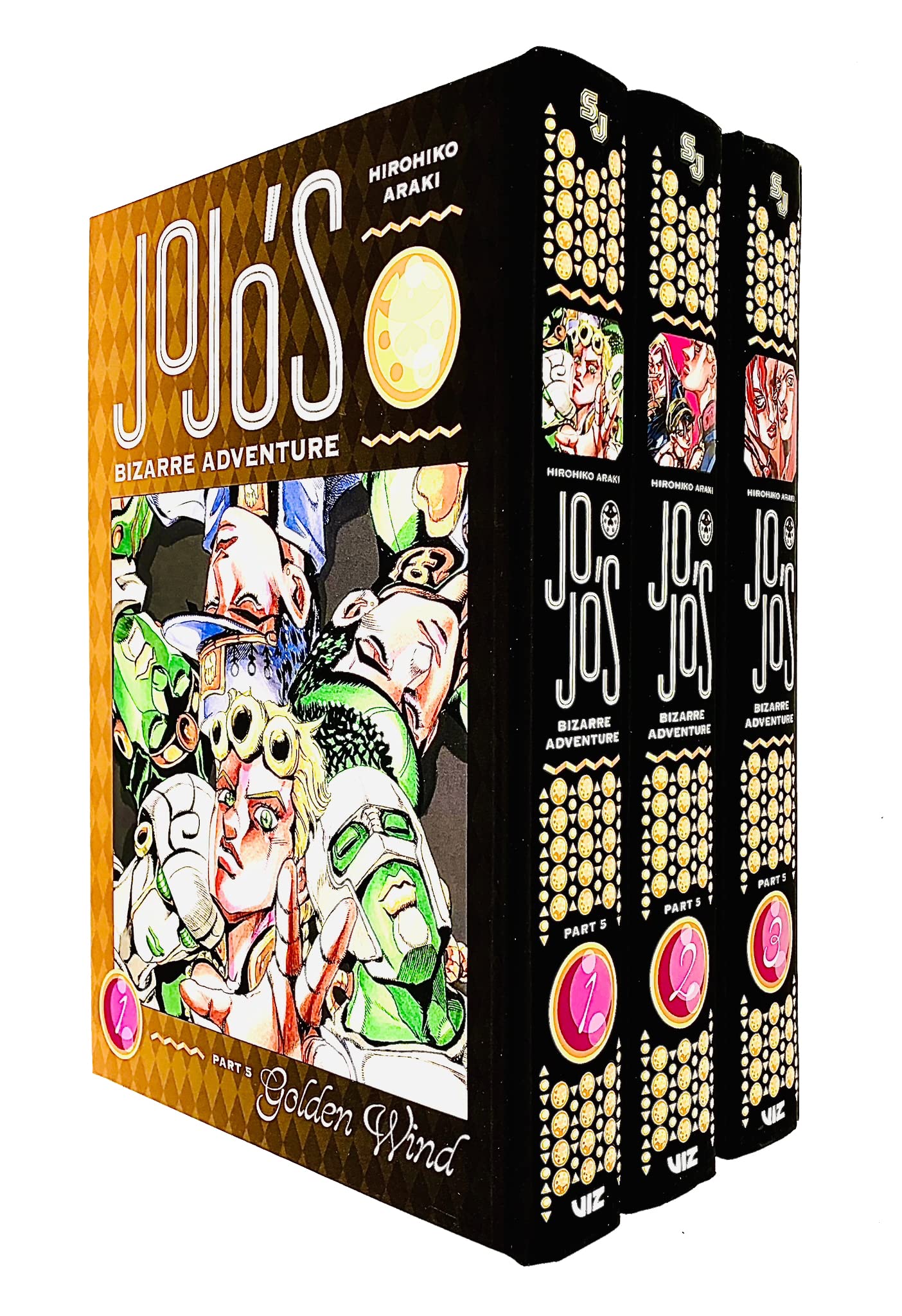 Jojos Bizarre Adventure Part 5 Golden Wind Vol 1-3 Collection 3 Books ...