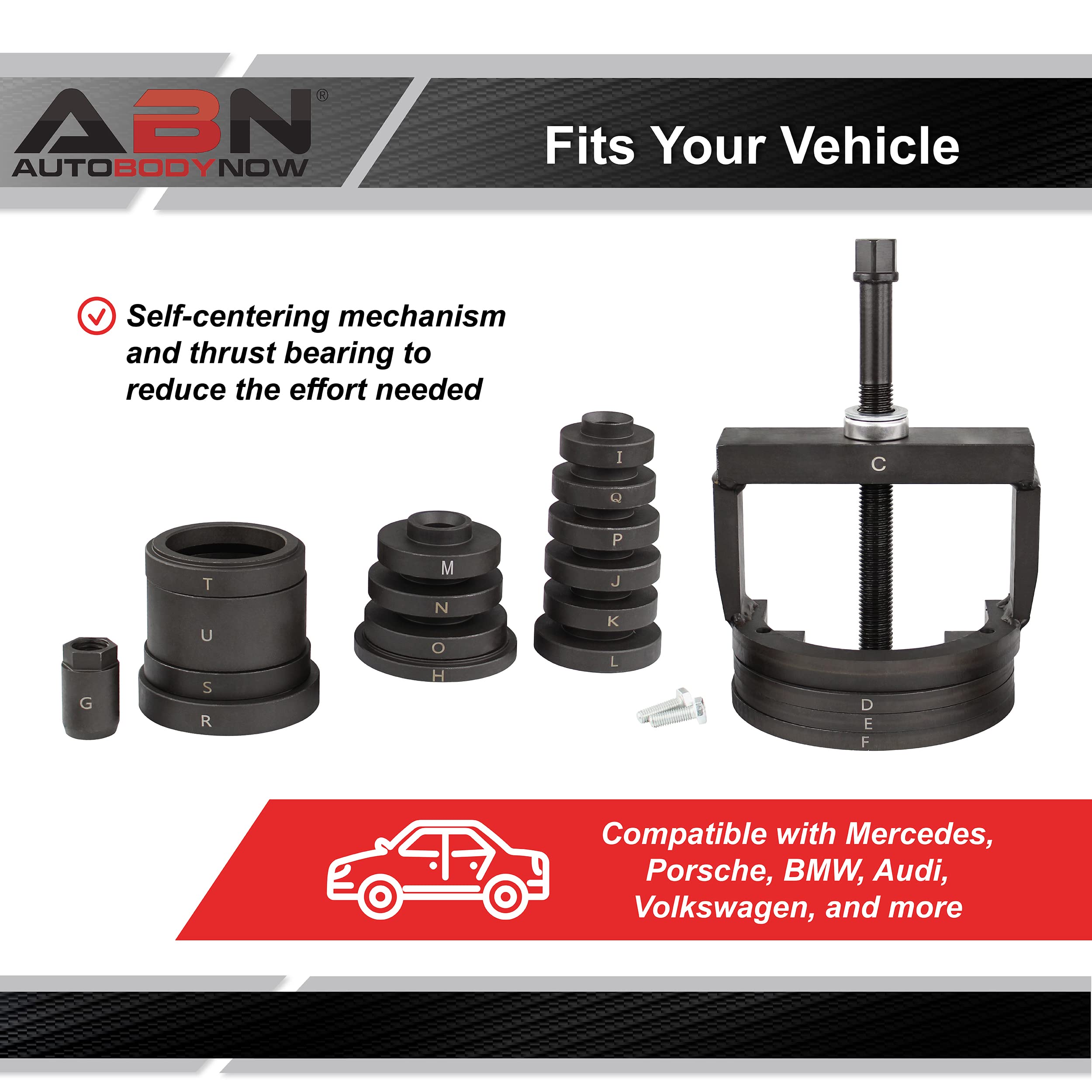 Snapklik.com : Master Wheel Hub Removal Tool Kit - C To U Sizes Front ...