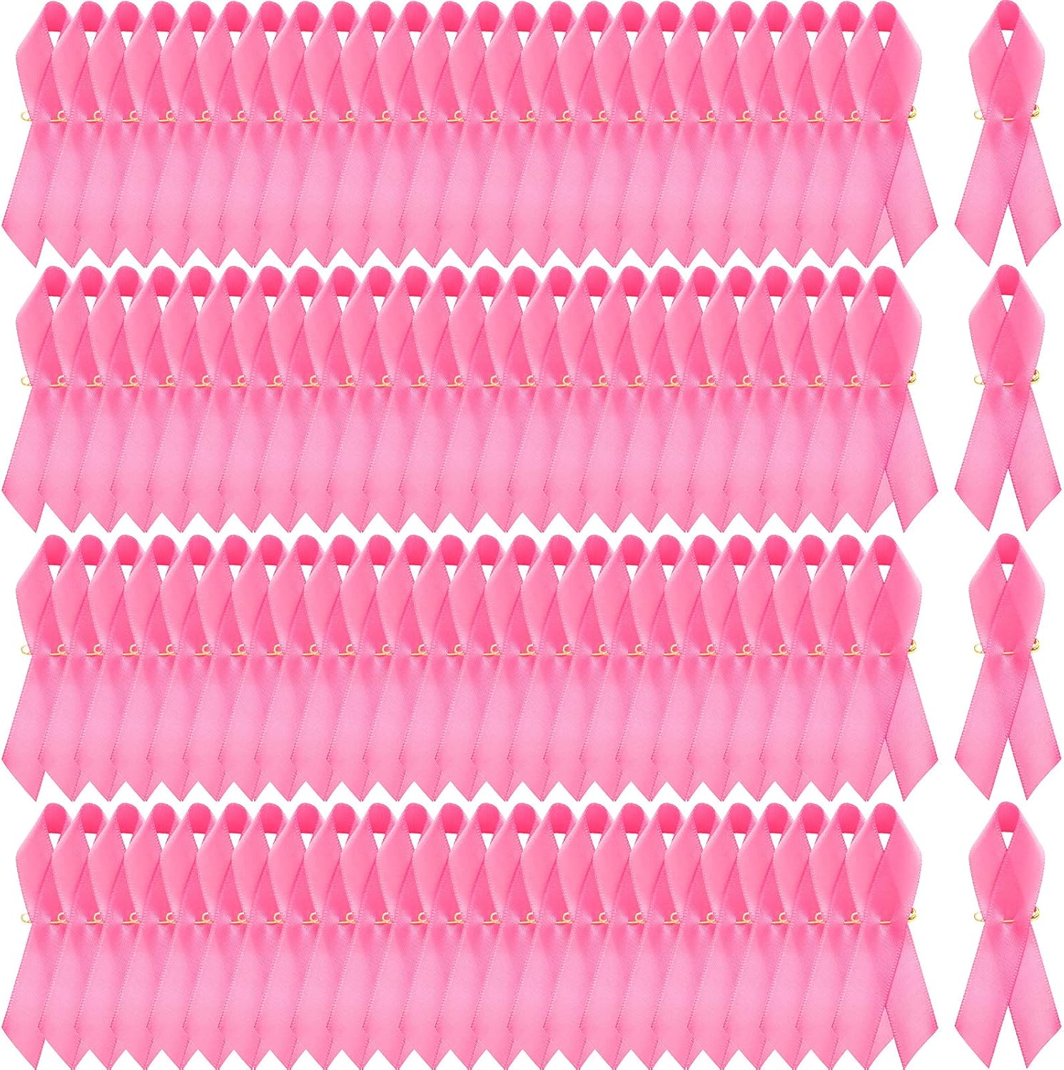 Amazon.com: Syhood Pink Ribbon Pins Breast Cancer Awareness Pins Breast Cancer Survivor Gifts ...