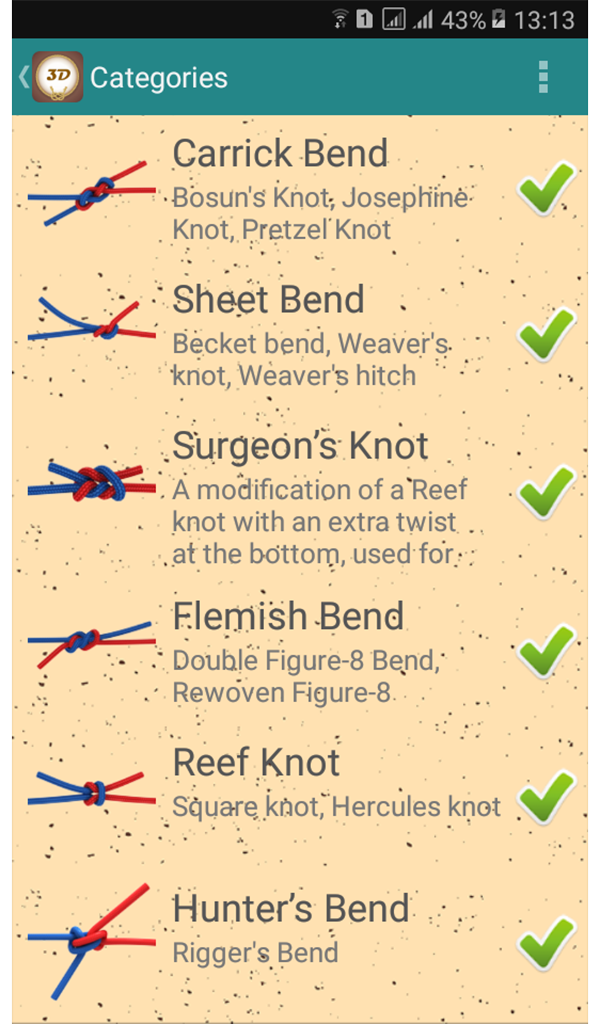 How to Tie Knots - 3D Animated - App on Amazon Appstore