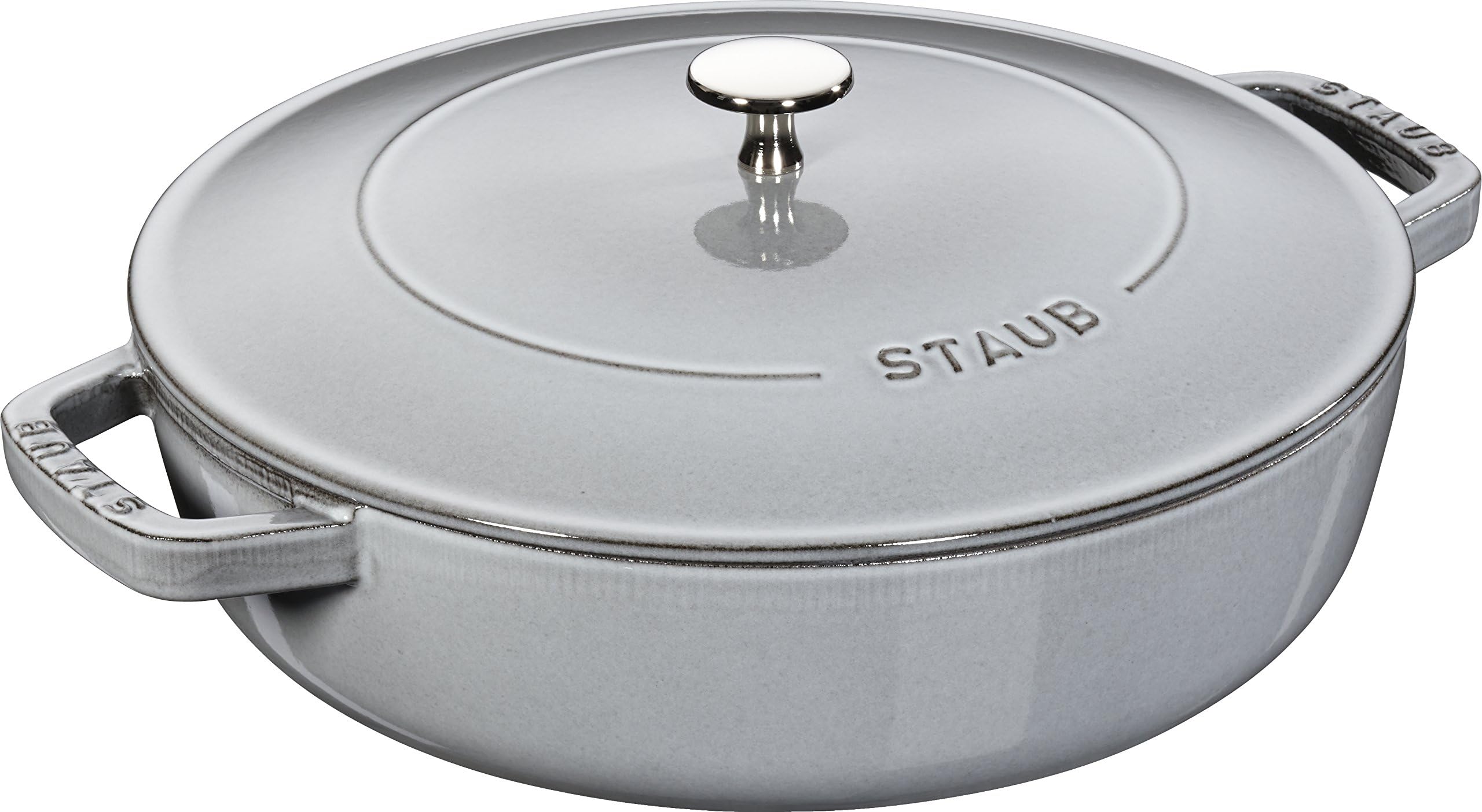 Amazon.com: Staub Cast Iron 3.75-qt Essential French Oven with Lilly ...