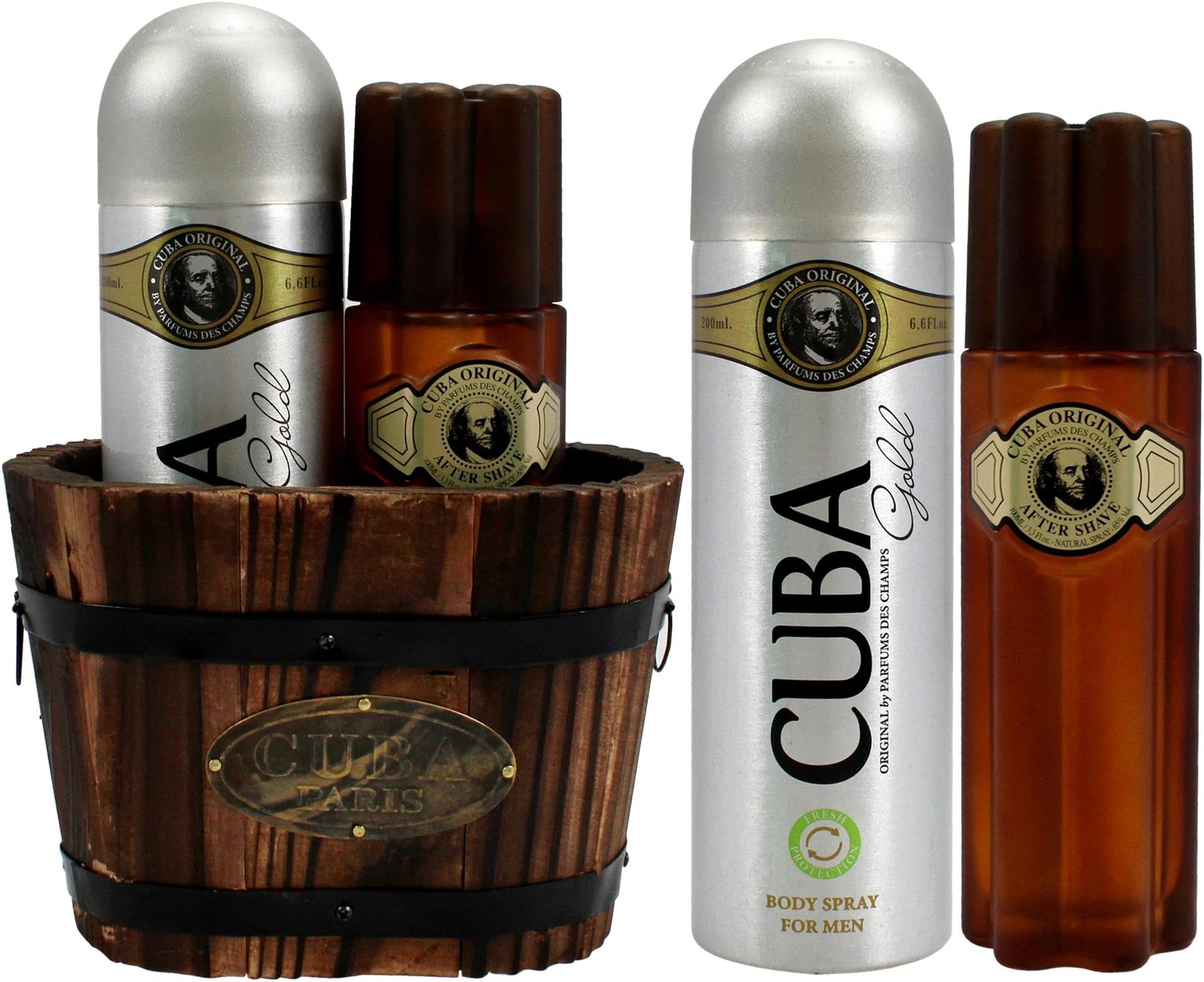 Amazon.com : Cuba By Cuba for Men Gift Set, 4 Count : Fragrance Sets ...