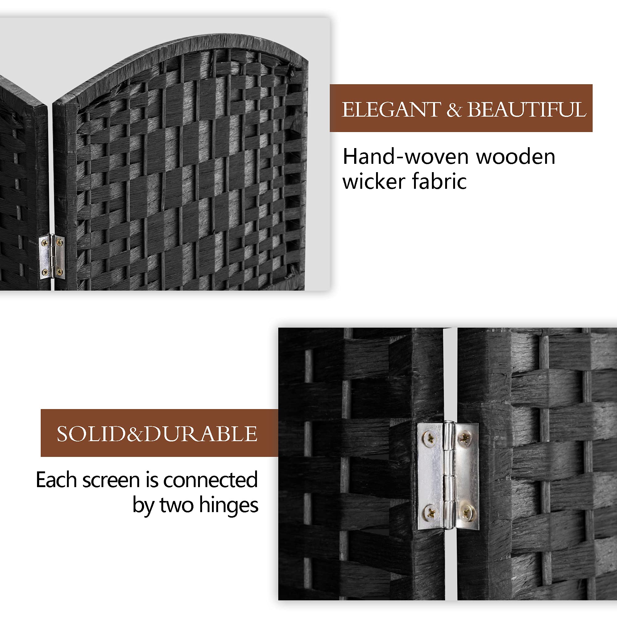 Snapklik.com : SIMFLAG Folding Screen Room Divider 4 Panel, 6Ft 19.7 ...