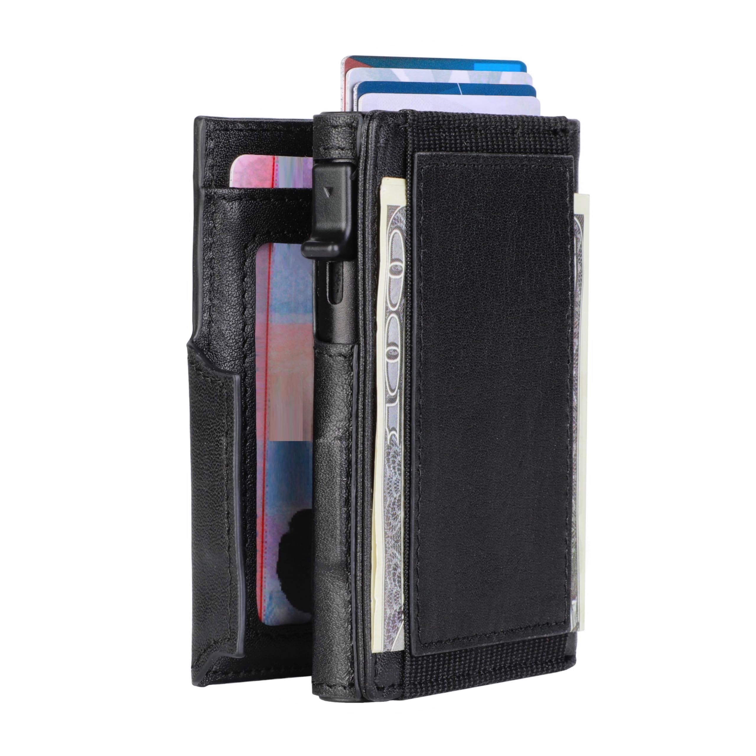 Amazon.com: SparkMark RFID Credit Card Holder Wallet for Men | Magnetic ...