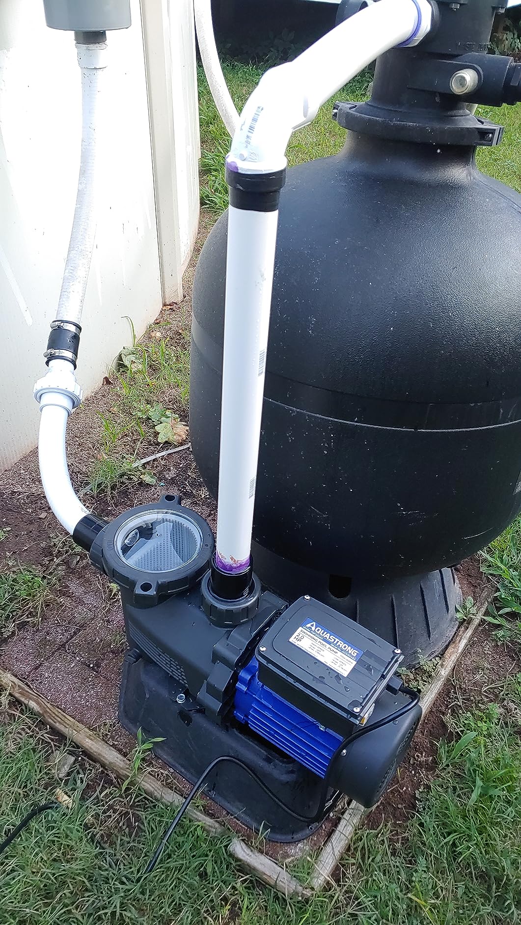 Swimming Pools Above Ground AQUASTRONG 2HP Pool Pump - 8917 GPH For In ...