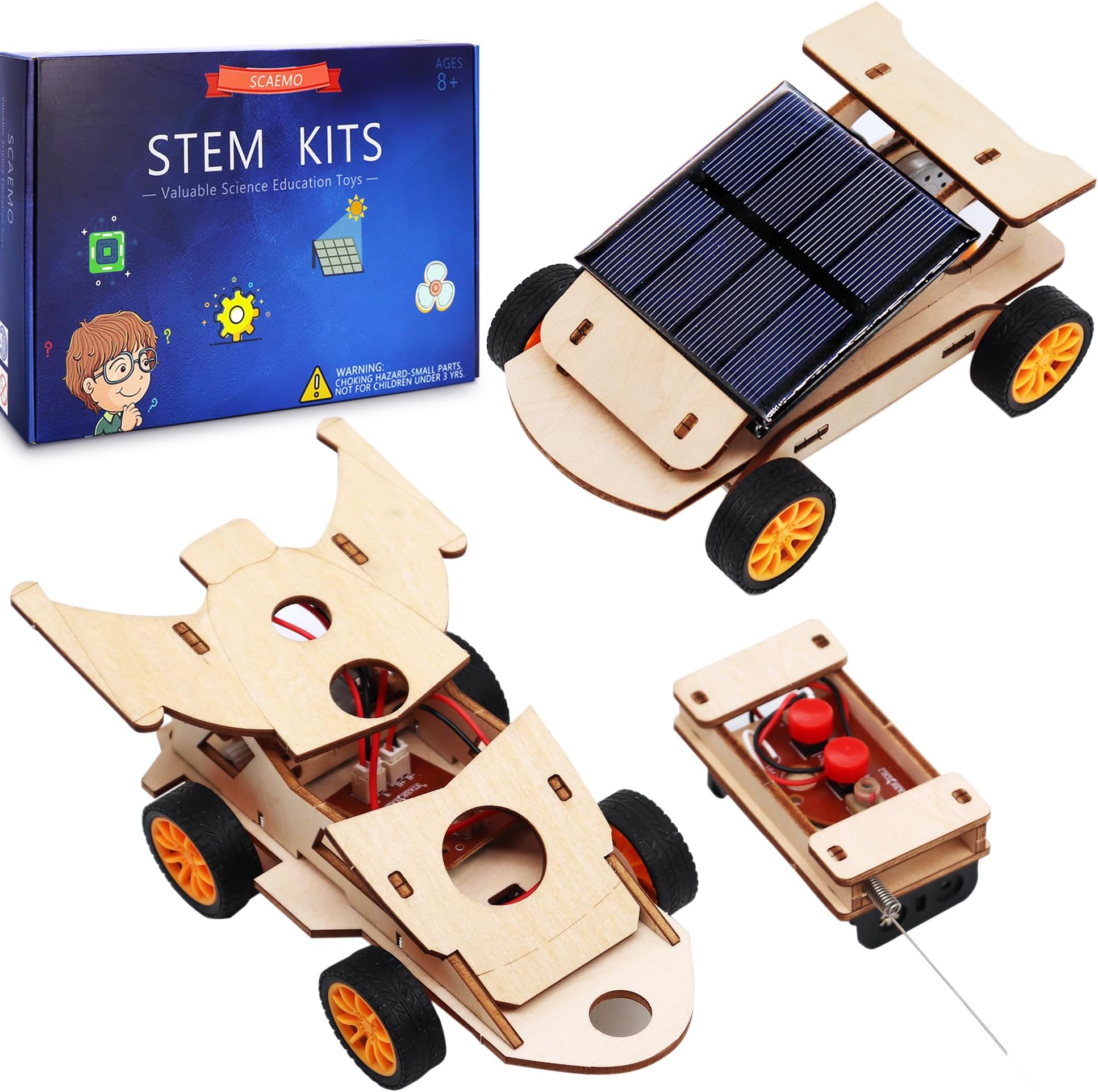 Amazon.com: Solar Car Model Kits to Build, Science Experiment Kit for ...