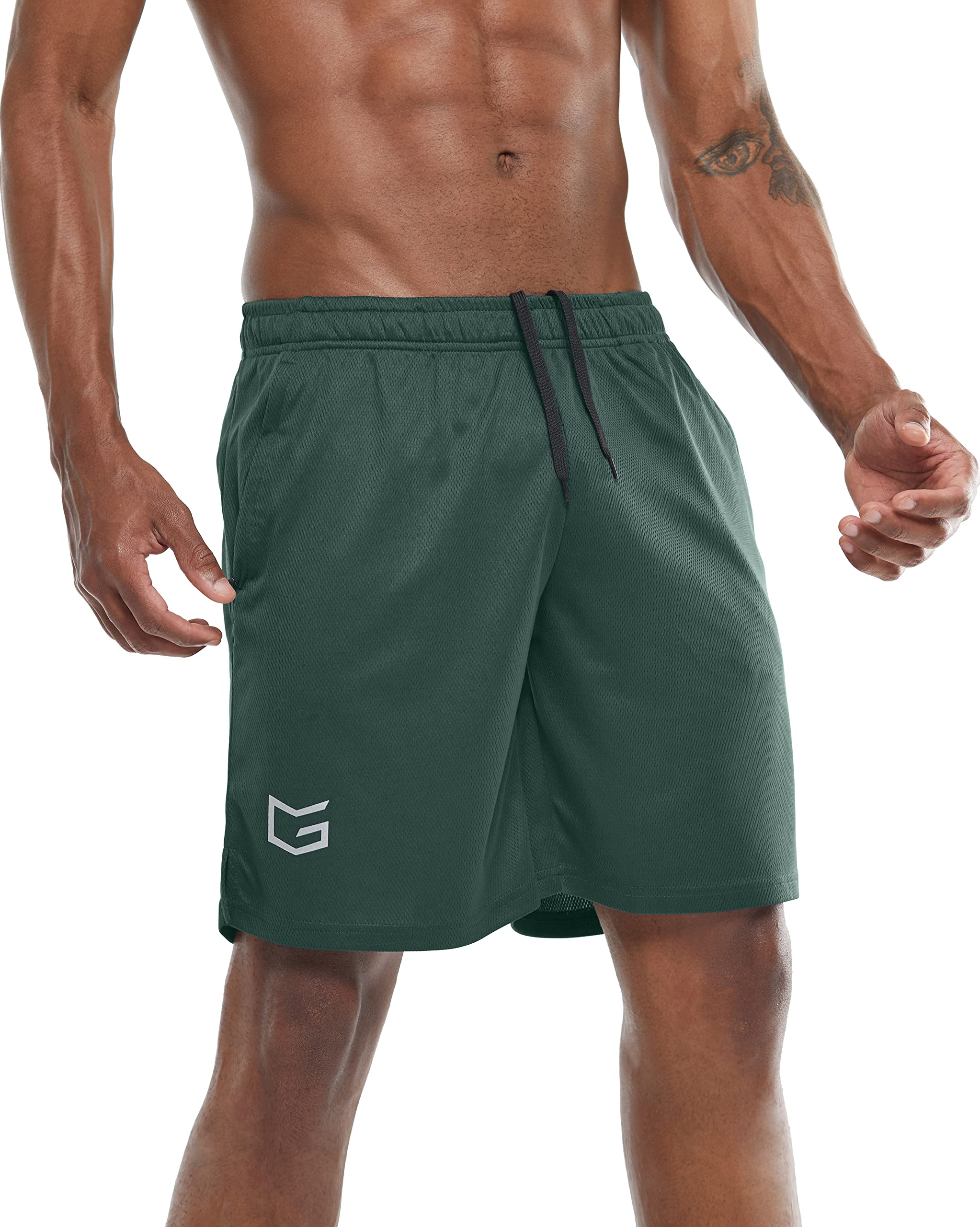G Gradual Men's 7" Workout Running Shorts Quick Dry Lightweight Gym ...