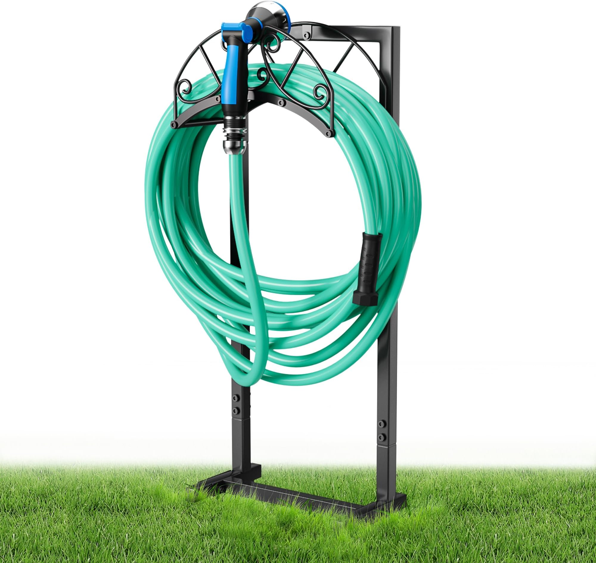 Amazon.com: KFN Garden Hose Holder -Upgraded Hose Holder Holds 150ft ...