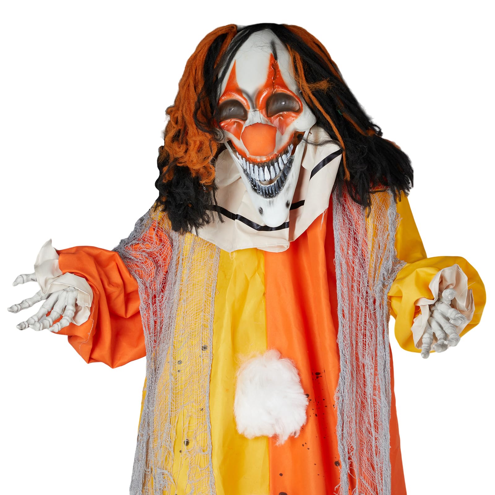 Snapklik.com : Halloween Decorations 8.2ft Standing Clown, Voice ...