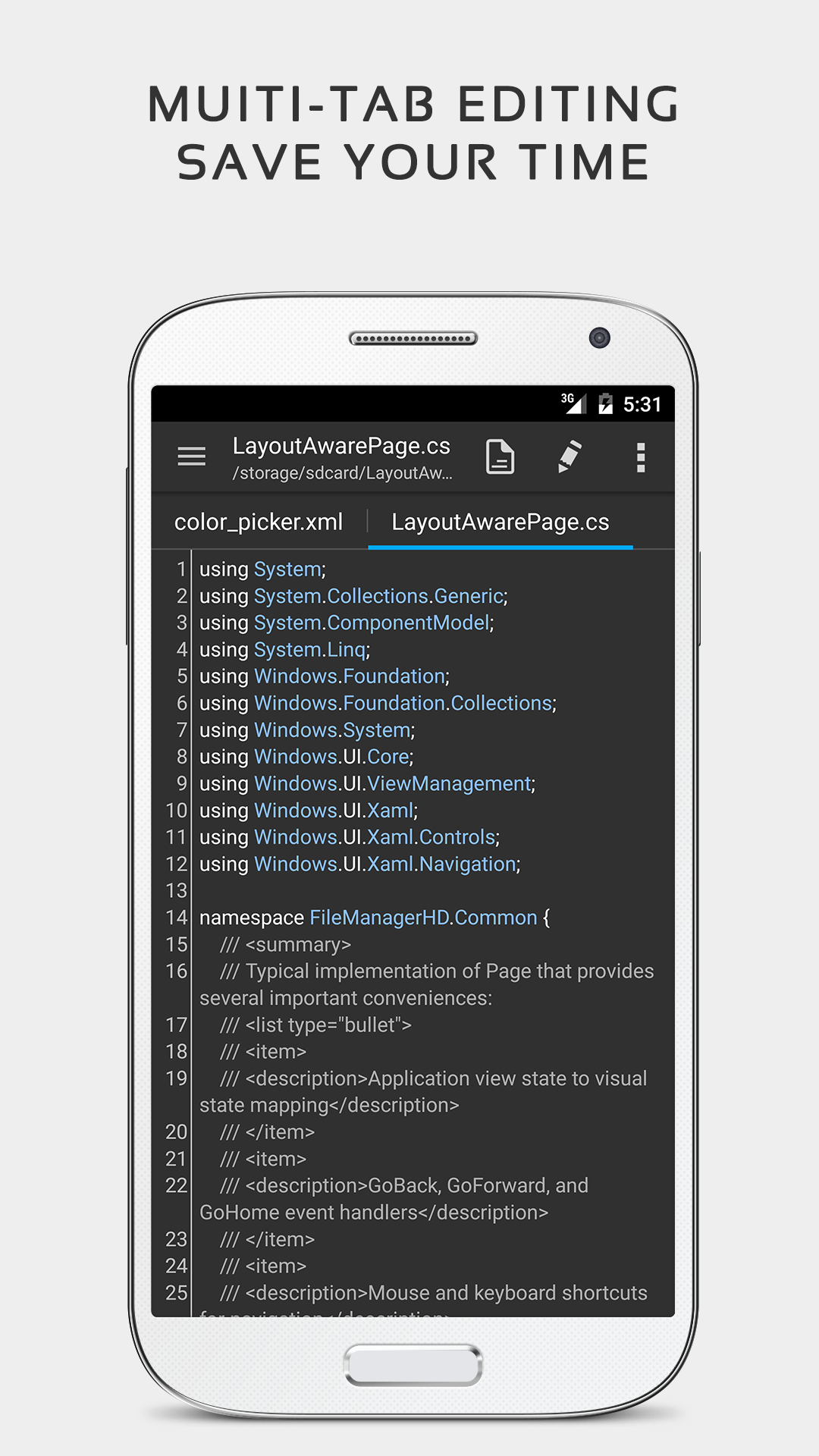 QuickEdit Text Editor - App on Amazon Appstore