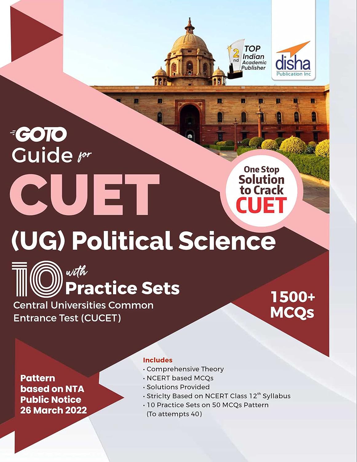 Go To Guide for CUET (UG) Political Science with 10 Practice Sets; CUCET - Central Universities ...