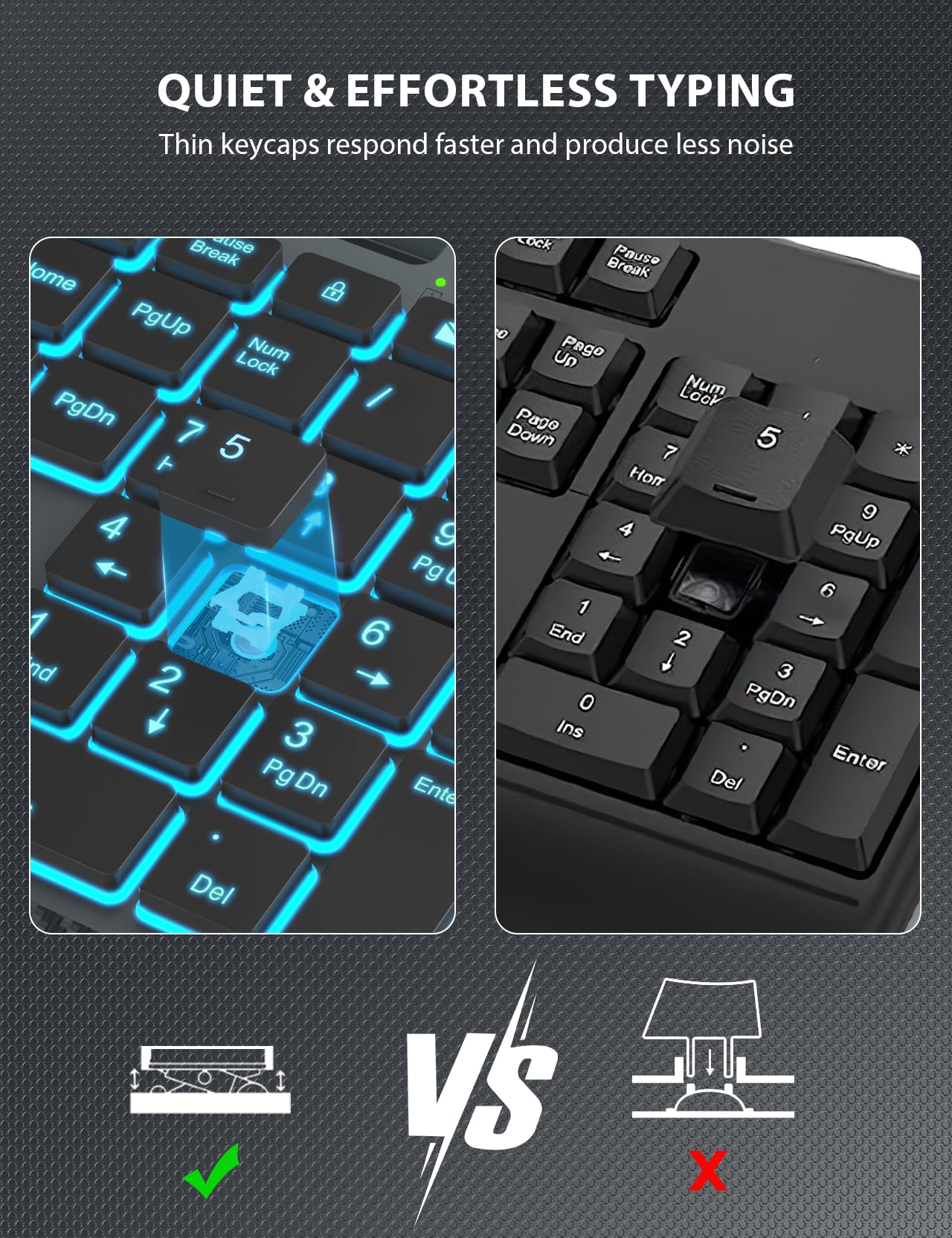 Snapklik.com : Wireless Keyboard And Mouse Combo - 9 Backlit Effects ...
