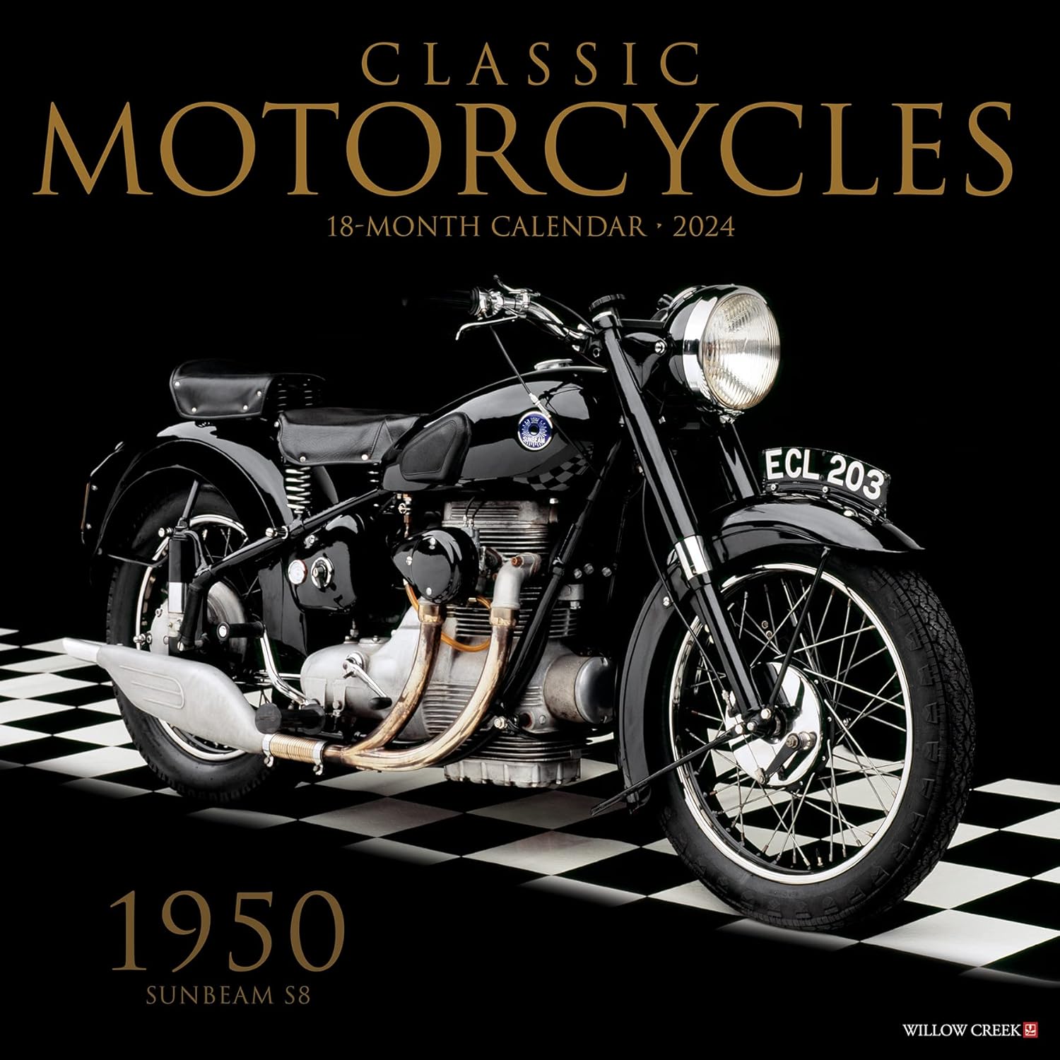 Classic Motorcycles 2024 12 X 12 Wall Calendar : Willow Creek Press ...