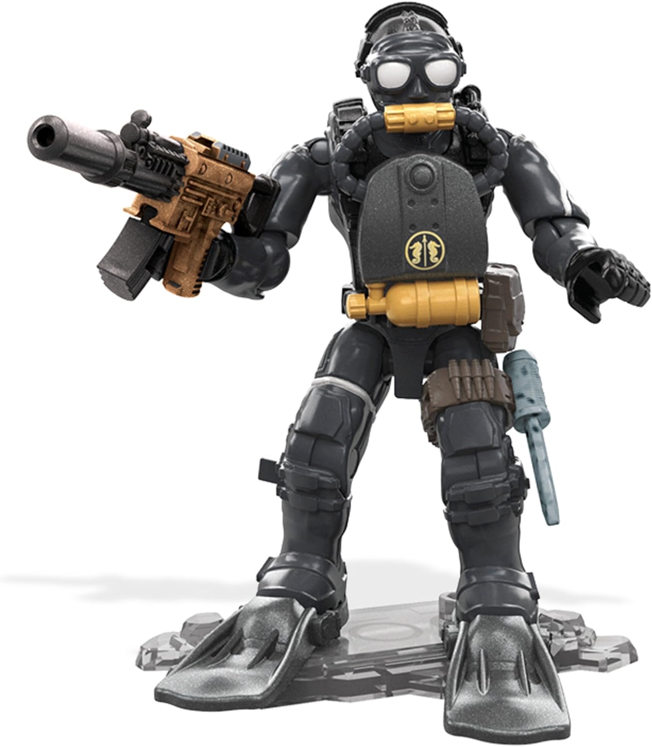 Amazon.com: Mega Construx Call of Duty Combat Diver Mini Action Figure ...