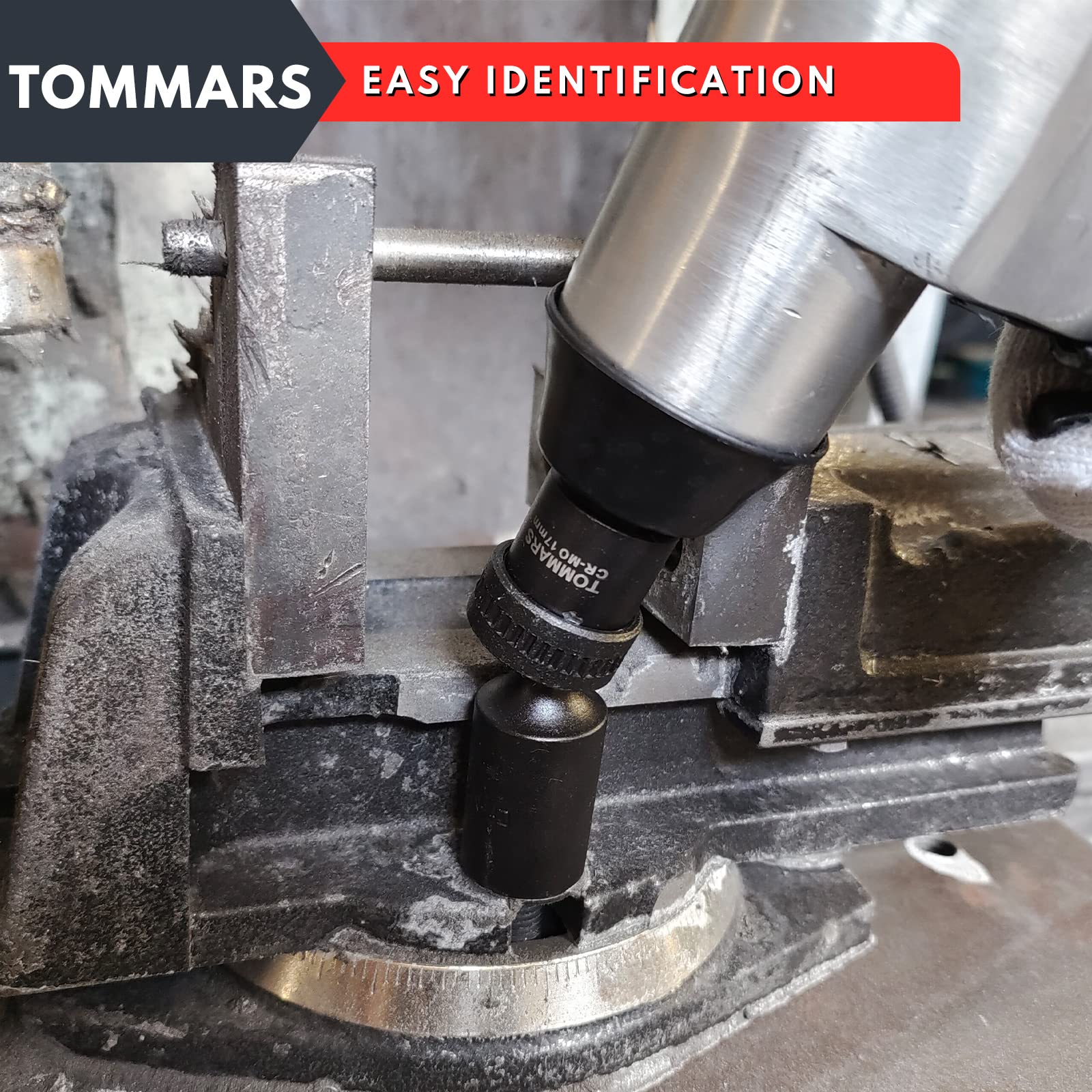 Snapklik.com : TOMMARS 3/8" Drive Universal Swivel Impact Socket Set Deep
