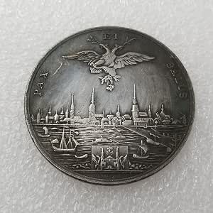 Amazon.com: Russian Commemorative Medallion Made Old Silver Dollar ...