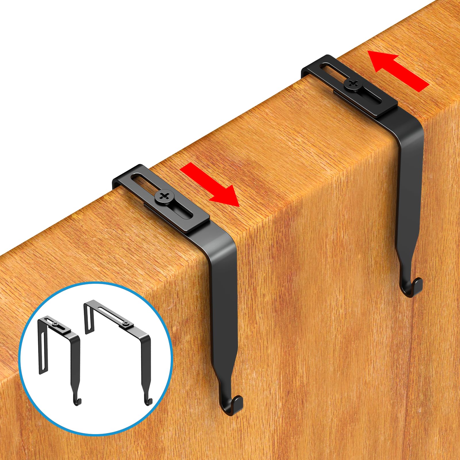 Snapklik.com : 6 Pcs Adjustable Cubicle Hangers Cubicle Wall Hooks - Universal Partition Hanger ...