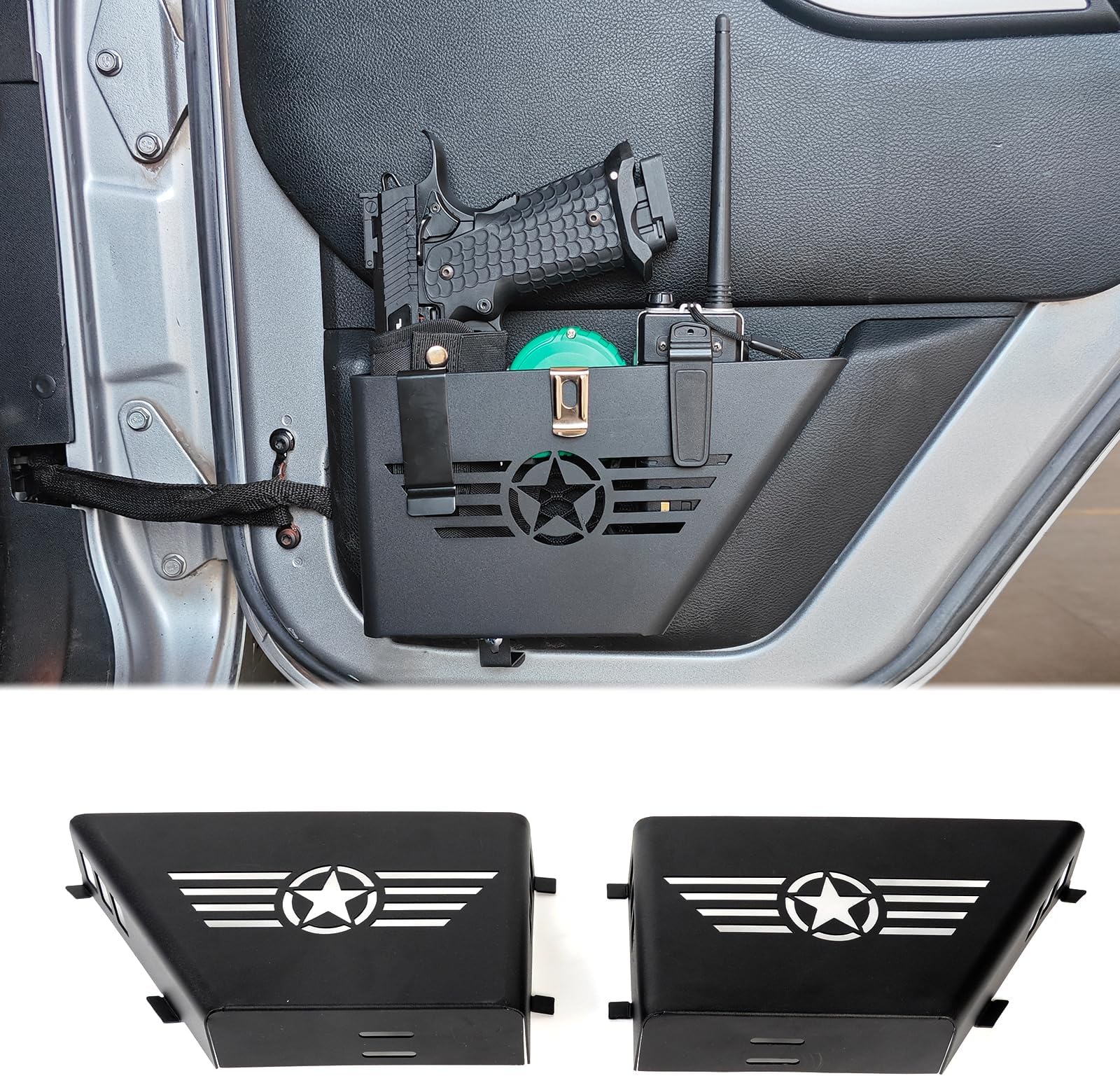 Amazon.com: Metal Front Door Storage Box, Door Side Insert Organizer ...