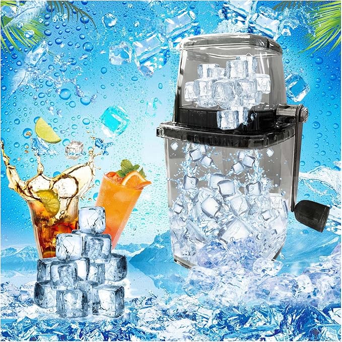 Amazon.com: Snow Cone Machine,Stainless Steel Shaved Ice Machine, Ice ...