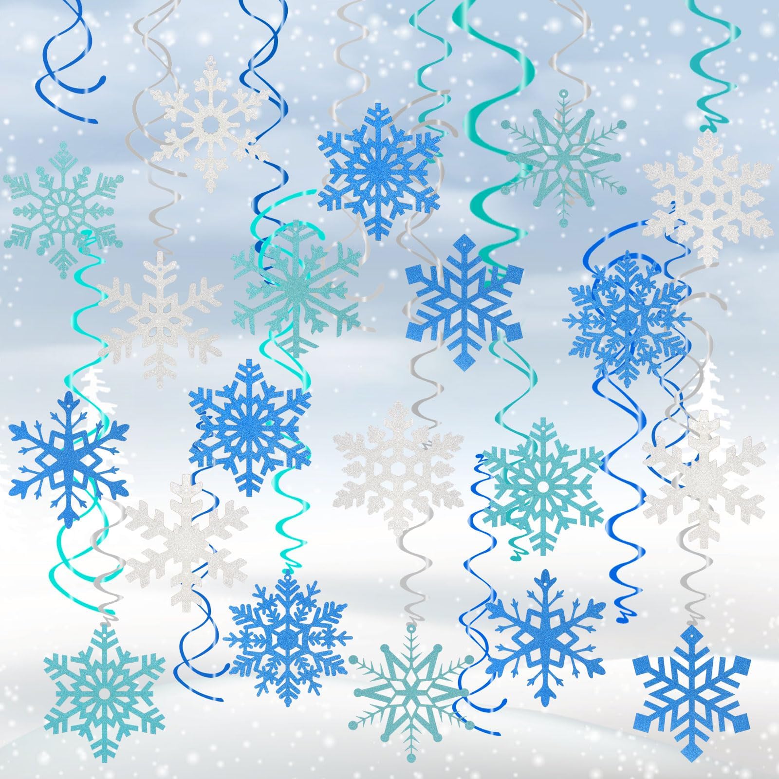 Winter Wonderland Diy Crepe Paper Streamers For Various Decorations ...