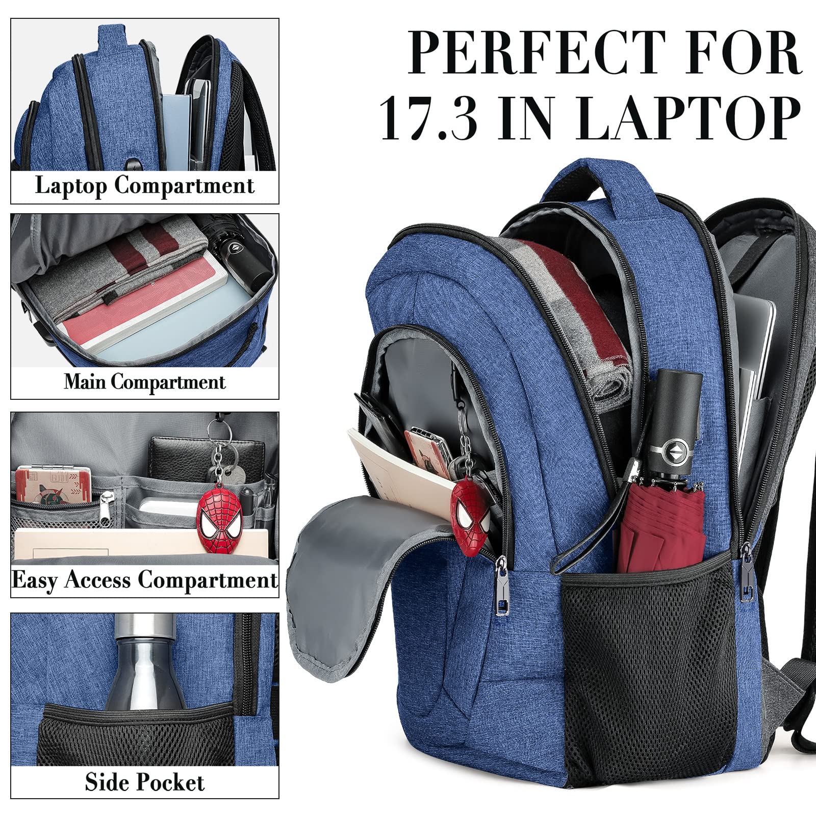 Backpack for Women and Men, Extra Large School Backpacks for Teens ...