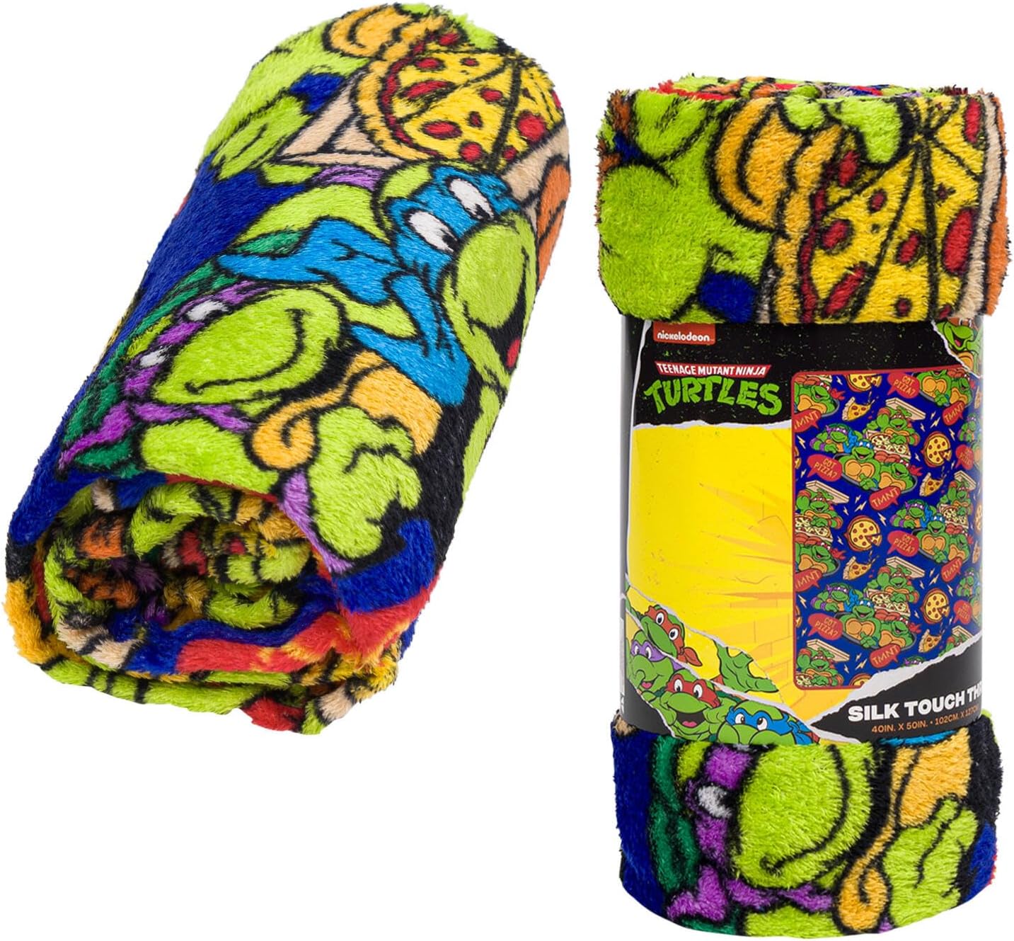 Amazon.com: Northwest Nickelodeon Fleece Throw Blanket Teenage Mutant ...