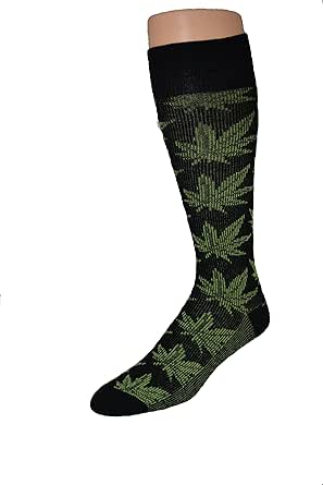 Amazon.com: America's Socks Marijuana Novelty Sock - Fun Men's Pot Sock ...