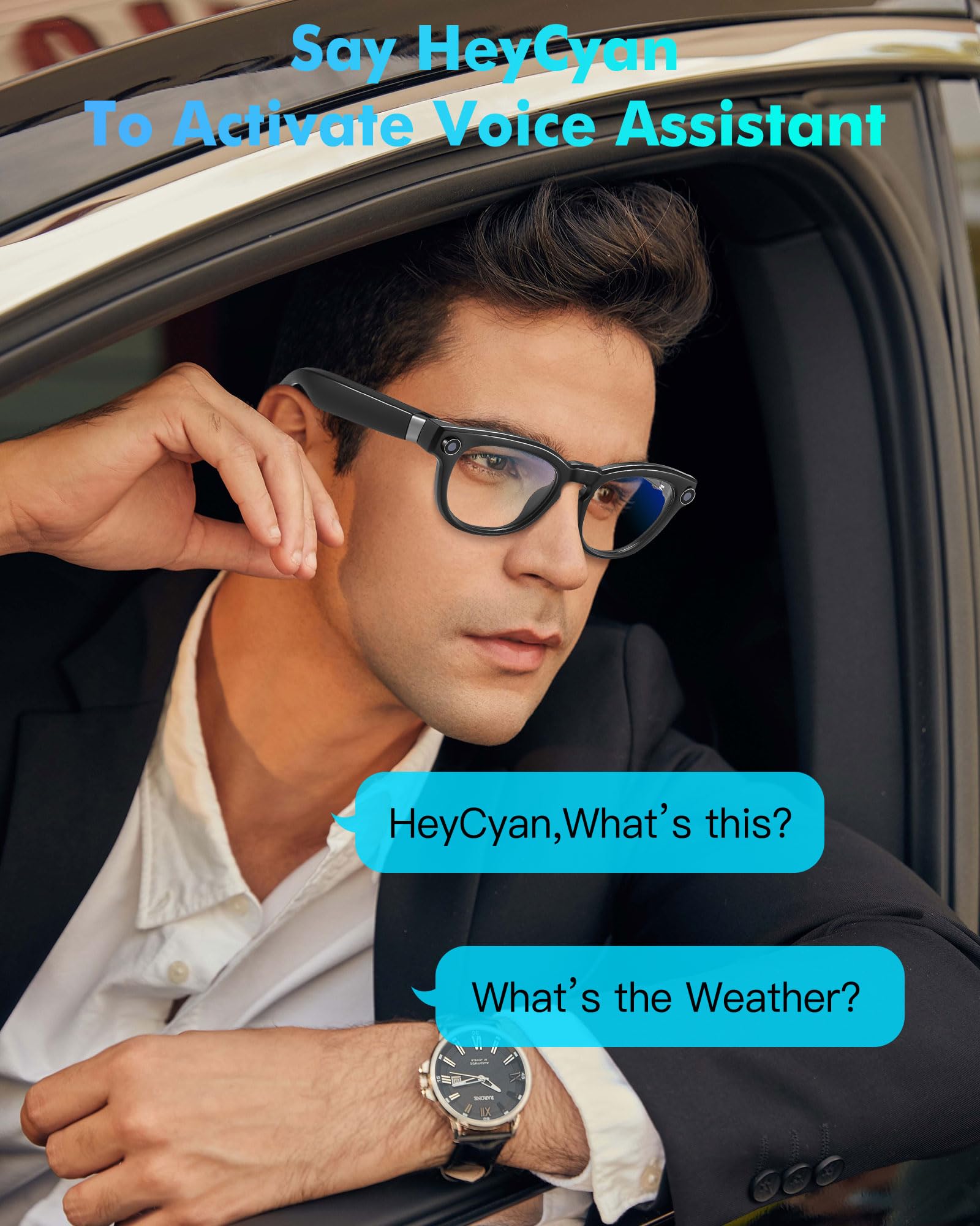 Snapklik.com : DUCO Round AI Smart Sunglasses