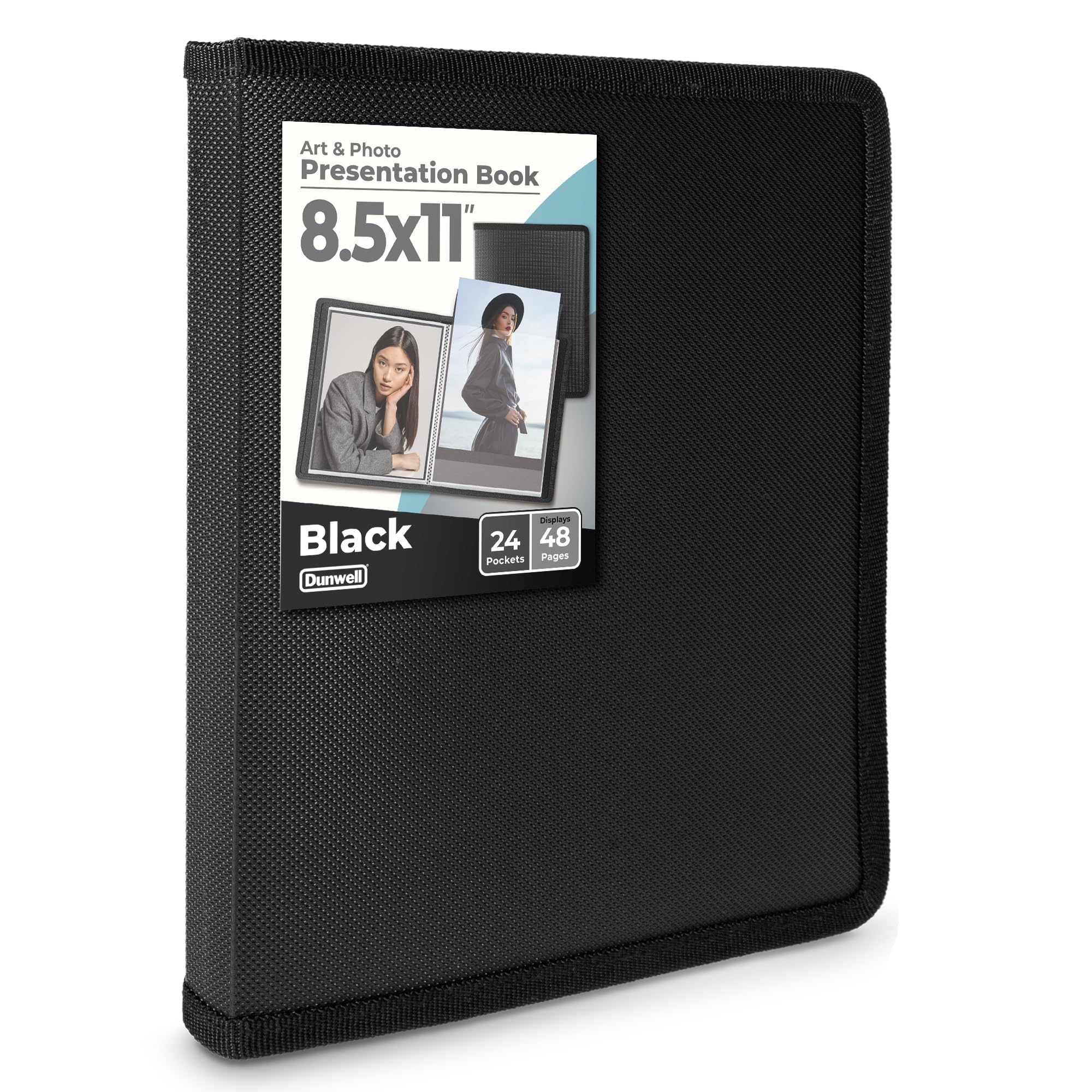 Snapklik.com : Dunwell Portfolio Folder For Artwork (Black) - 8.5 X 11 ...