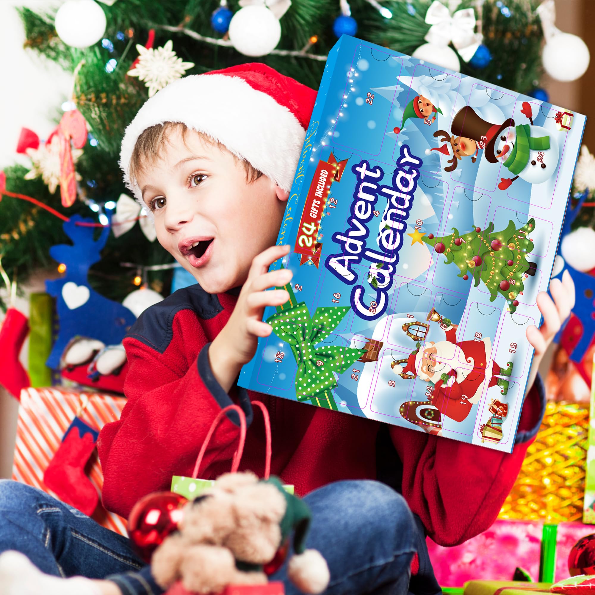 Amazon.com: Advent Clendar 2024 Kids - 24-Days Christmas countdown ...