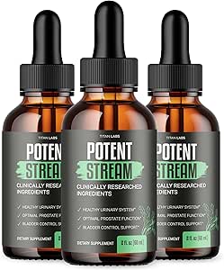 Amazon.com: (3 Pack) Potent Stream Supplement Drops, Potent Stream for ...