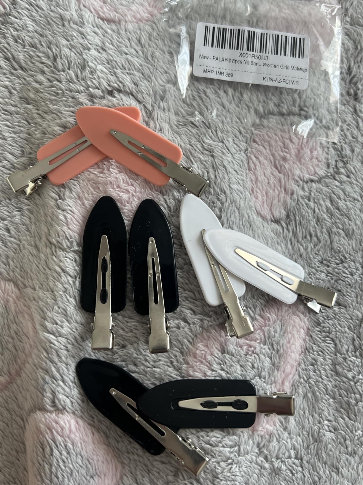 PALAY 8Pcs No Bend Hair Clips Styling Bangs Curl Pin Duck Bill Clips ...