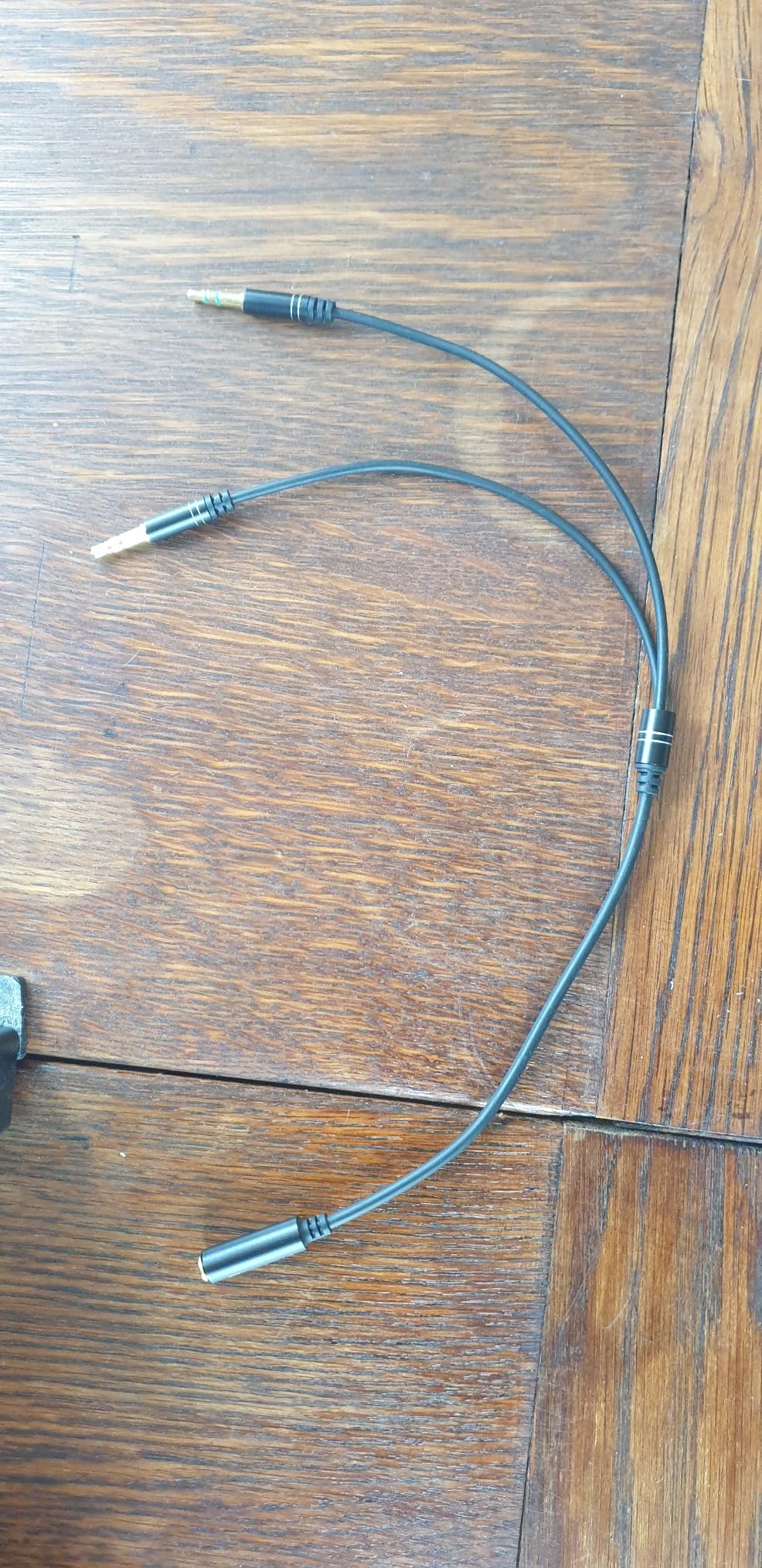 T Tersely Headphone 3.5mm Splitter Mic Cable for Computer, Headset 3 ...