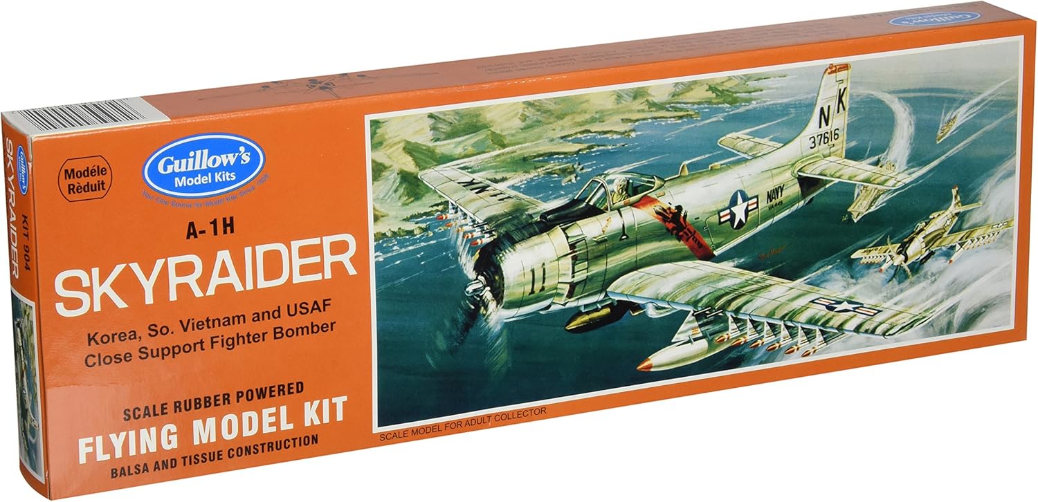 Guillow's Douglas A-1H Skyraider Model Kit, Aircraft - Amazon Canada
