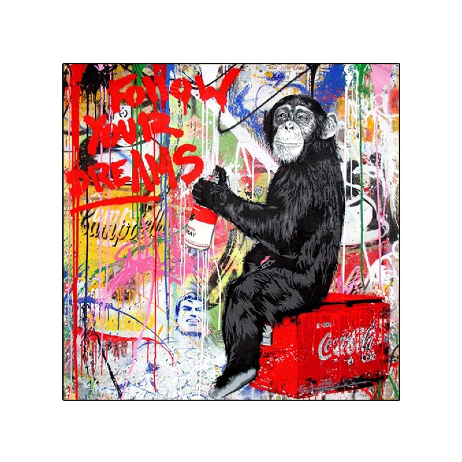 Banksy Ape Banksy | Monkey Sign | MutualArt