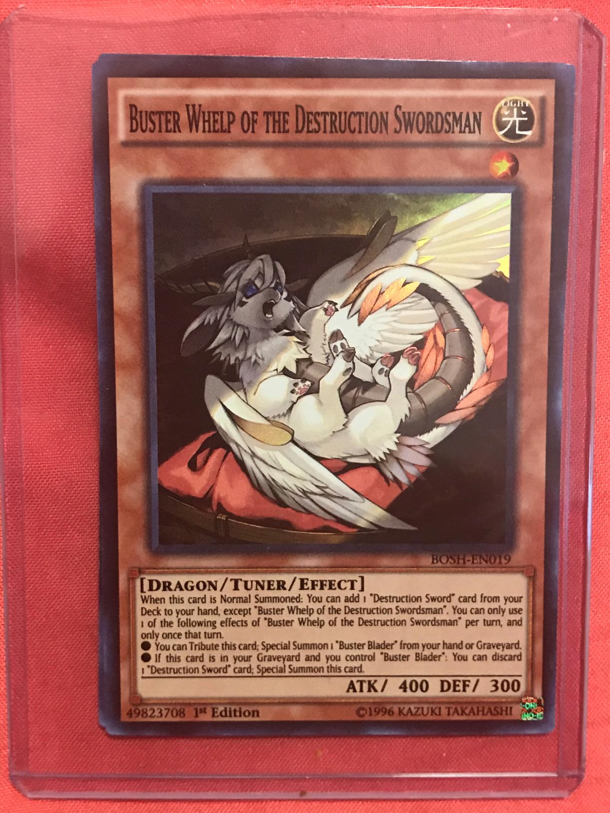 Amazon.com: Yu-Gi-Oh! - Buster Whelp of The Destruction Swordsman (BOSH ...